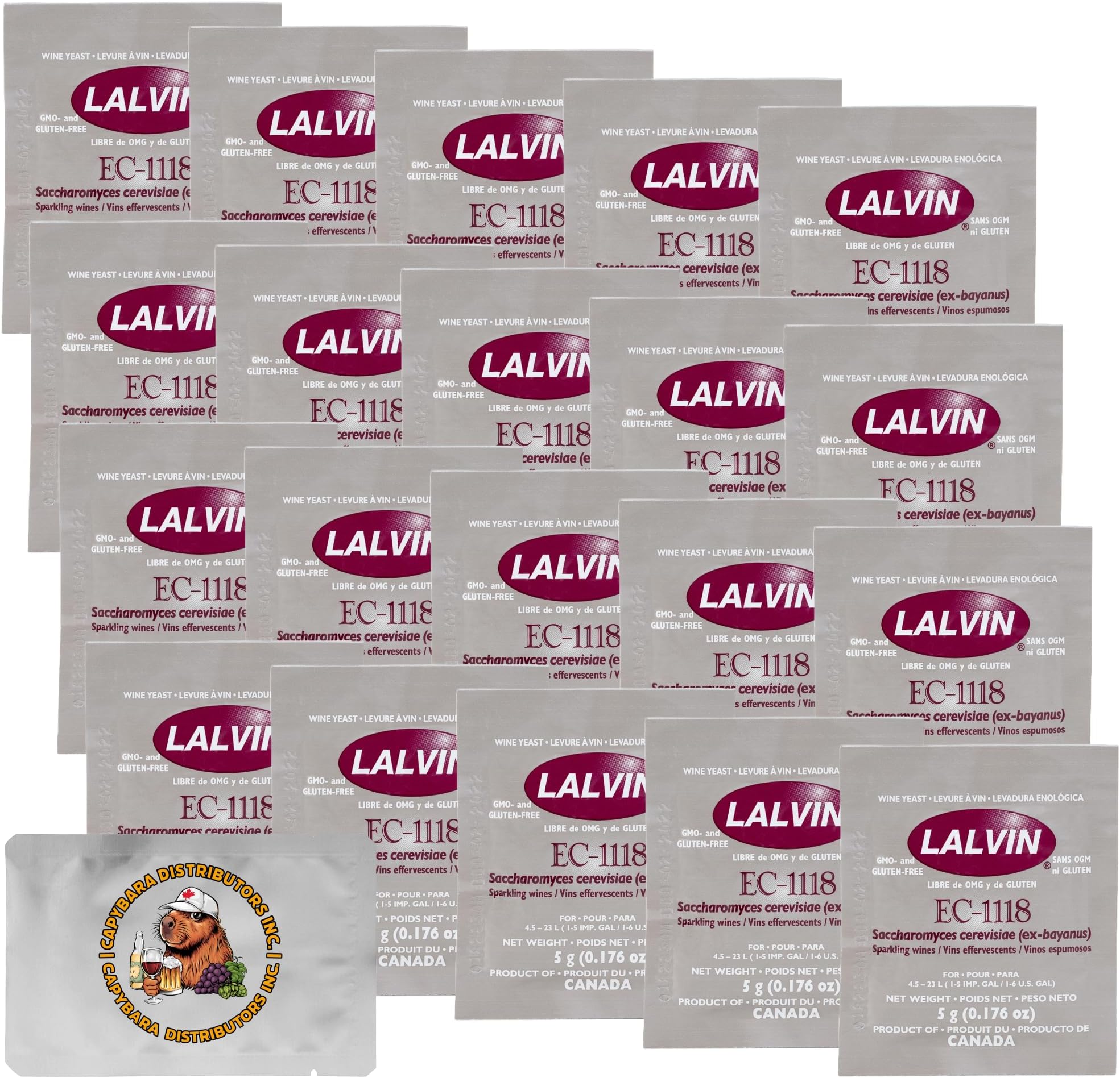 Amazon.com: WINE YEAST EC-1118 500g BULK PACK FOR HIGH ALCOHOL ...