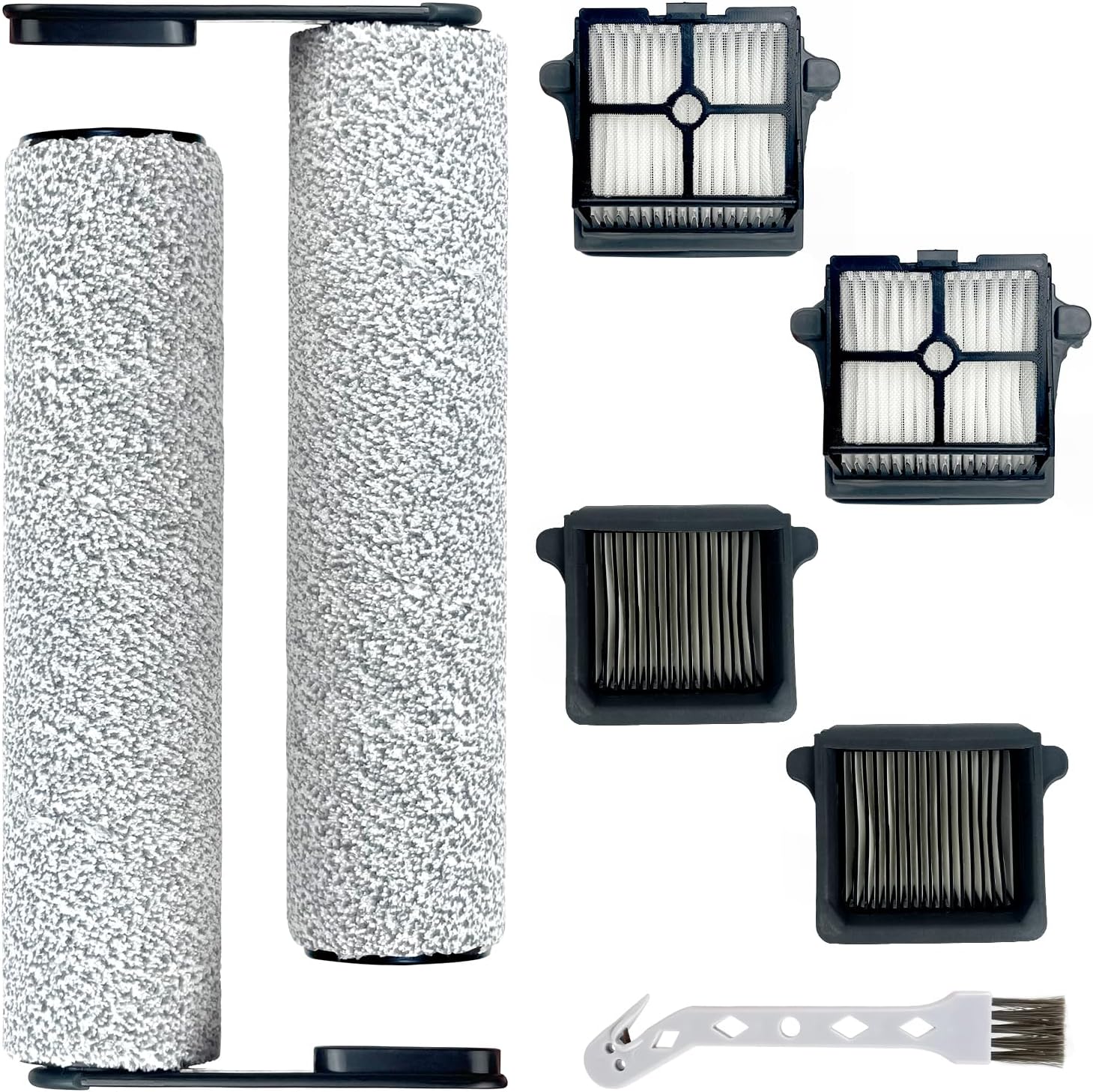 Amazon.com: Brush Rollers and HEPA Filters Set Compatible with Tineco ...