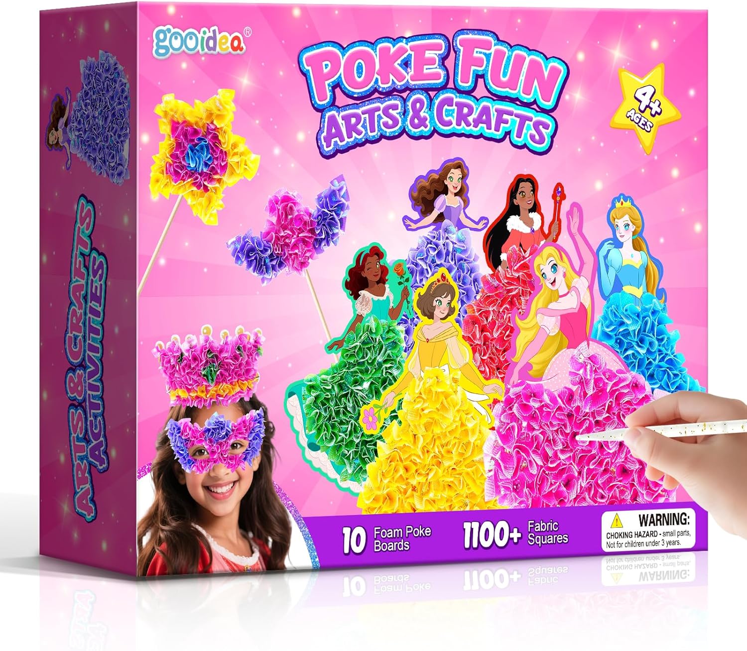 Amazon.com: Gooidea Poke Arts and Crafts for Girls Ages 4, 5, 6, 7, 8 ...