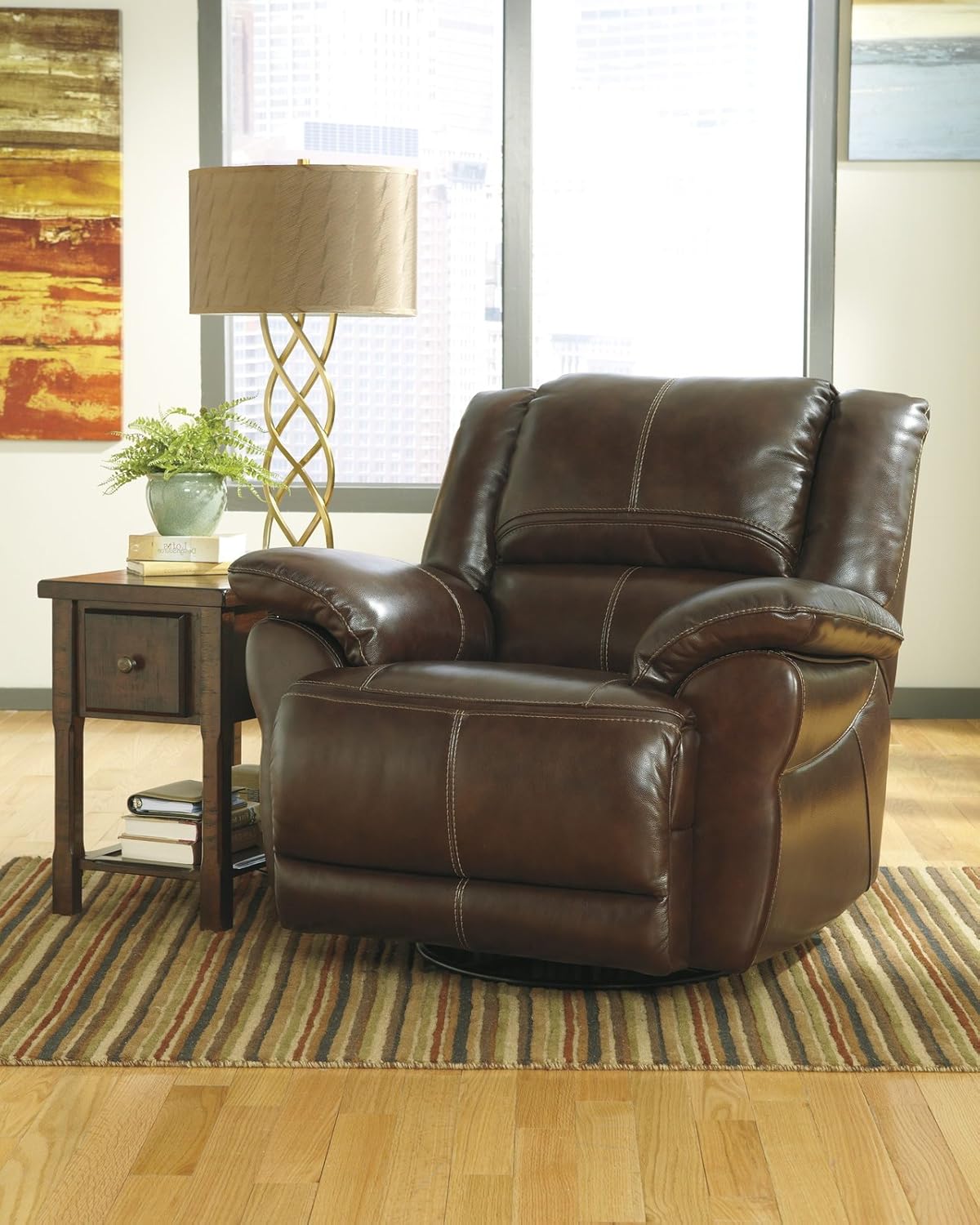 Amazon.com: Ashley Furniture Signature Design - Lenoris Rocker Recliner ...