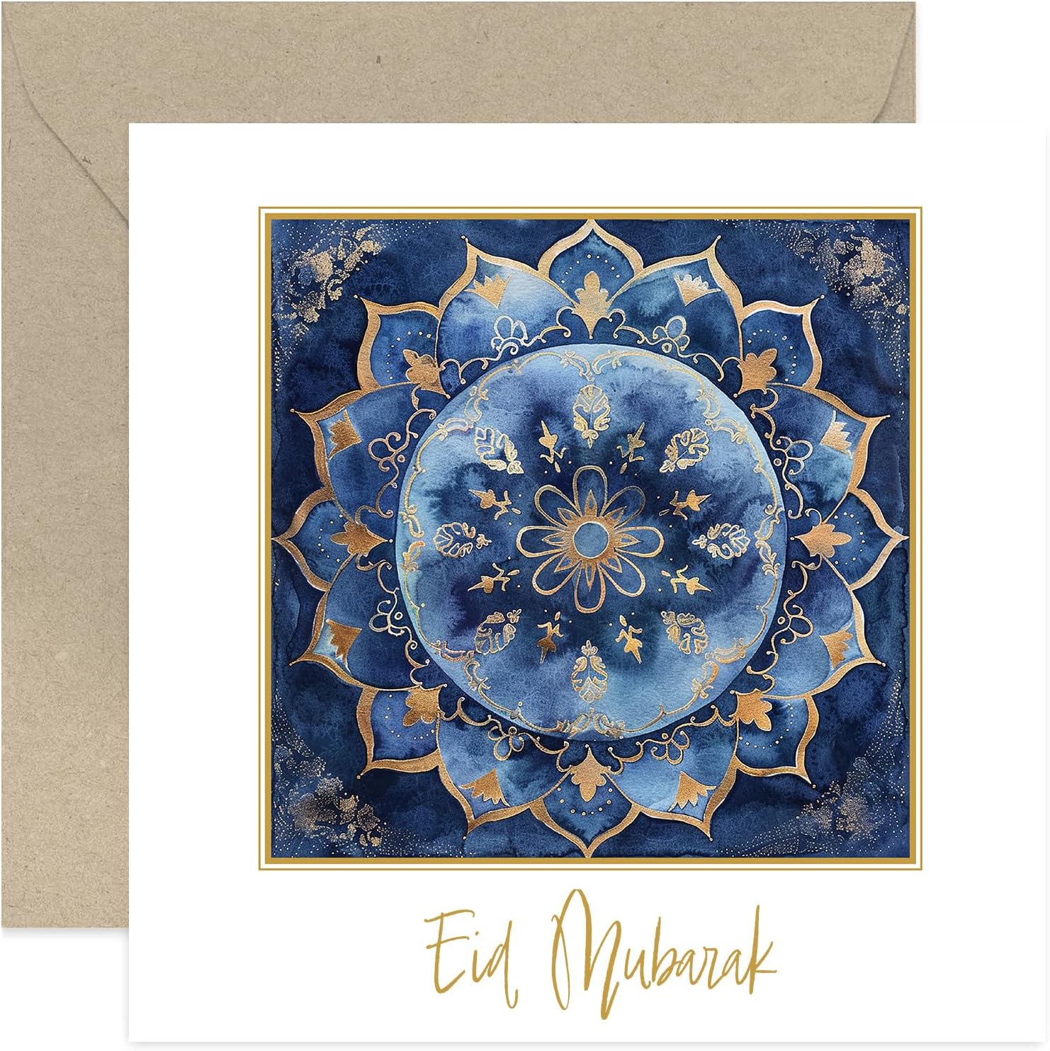 Amazon.com : Happy Eid Mubarak Greeting Card for Family Friends ...