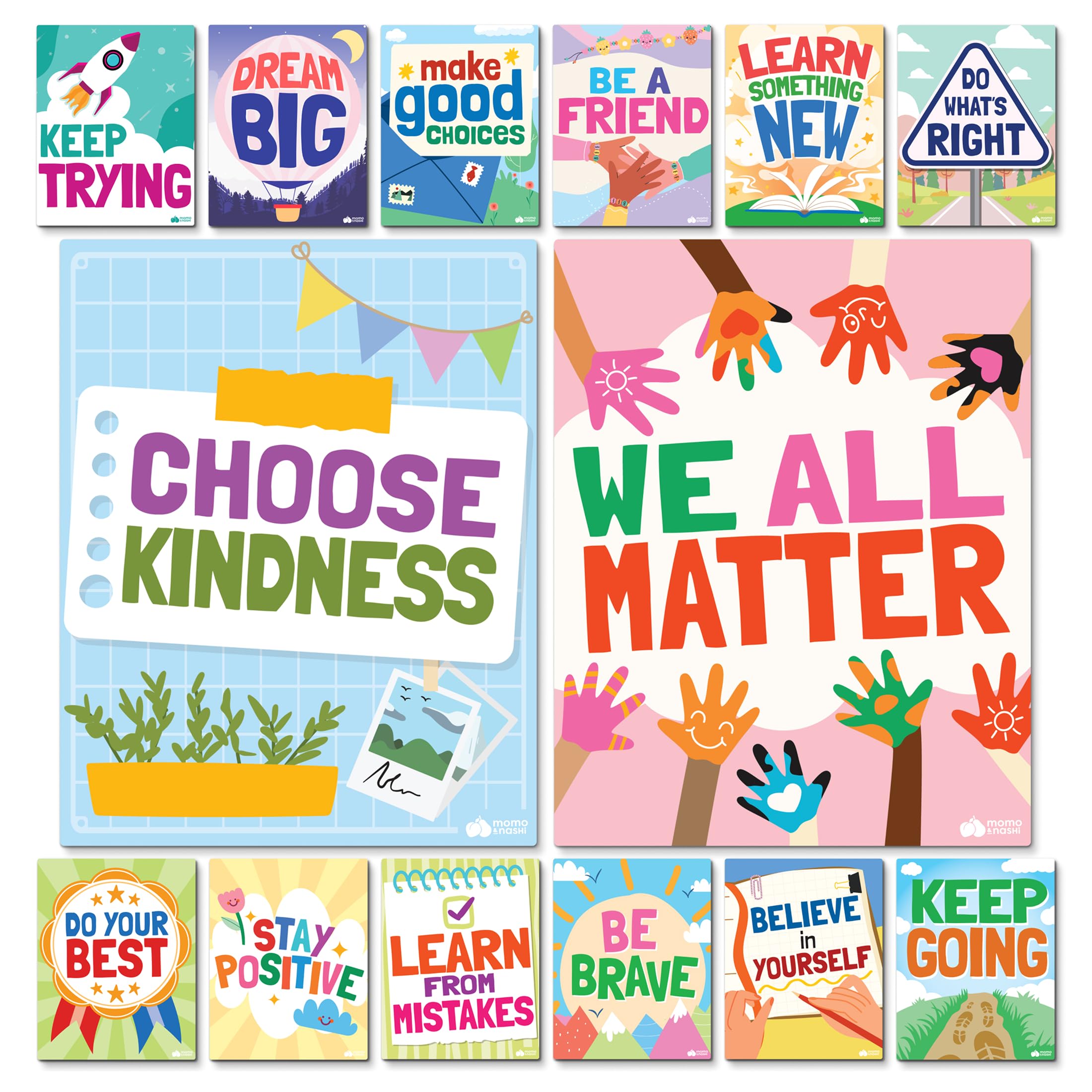 Snapklik.com : Motivational Posters For Classroom - 14pc Positive ...
