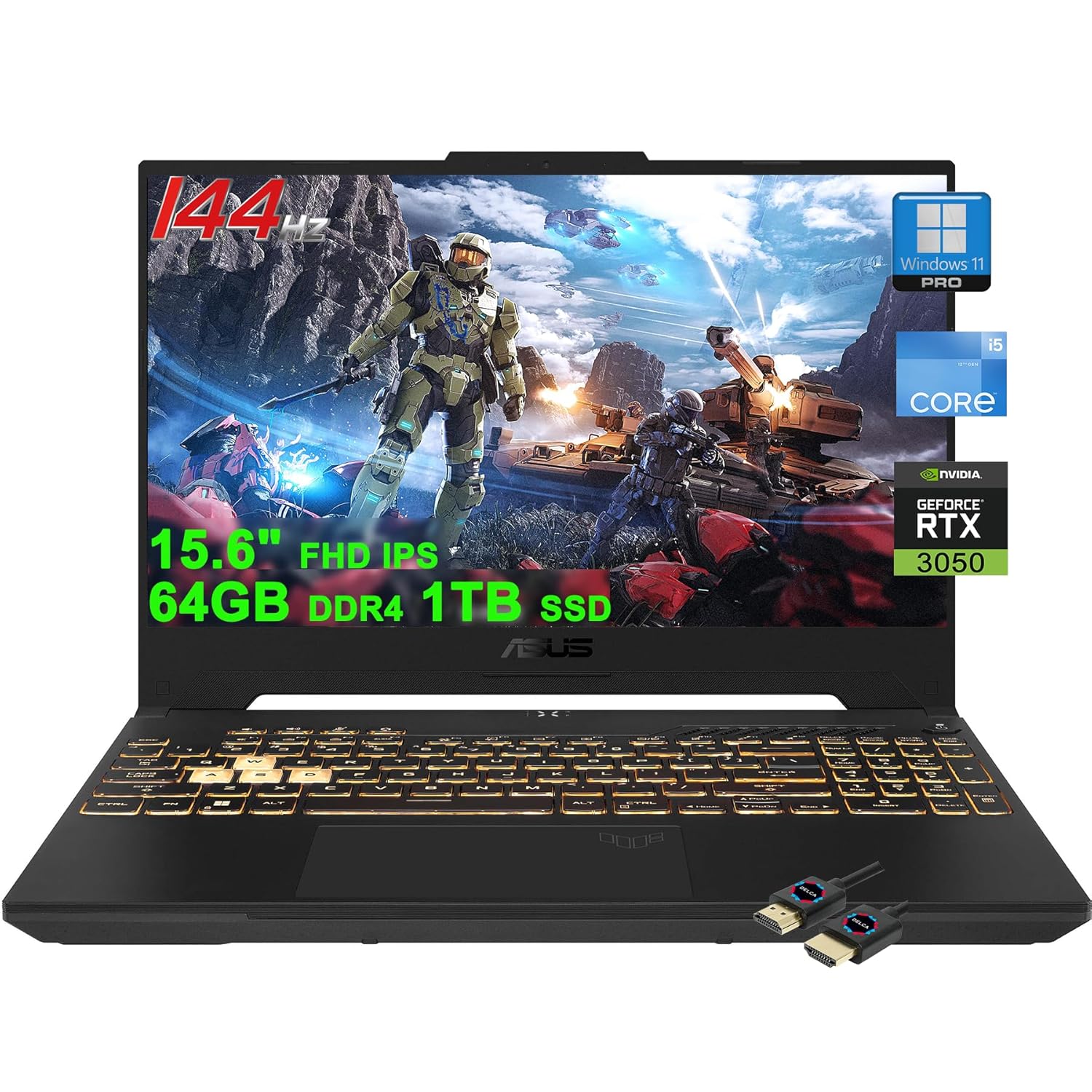 ASUS TUF F15 Gaming Laptop | 15.6" FHD 144Hz (MUX Switch + Optimus ...