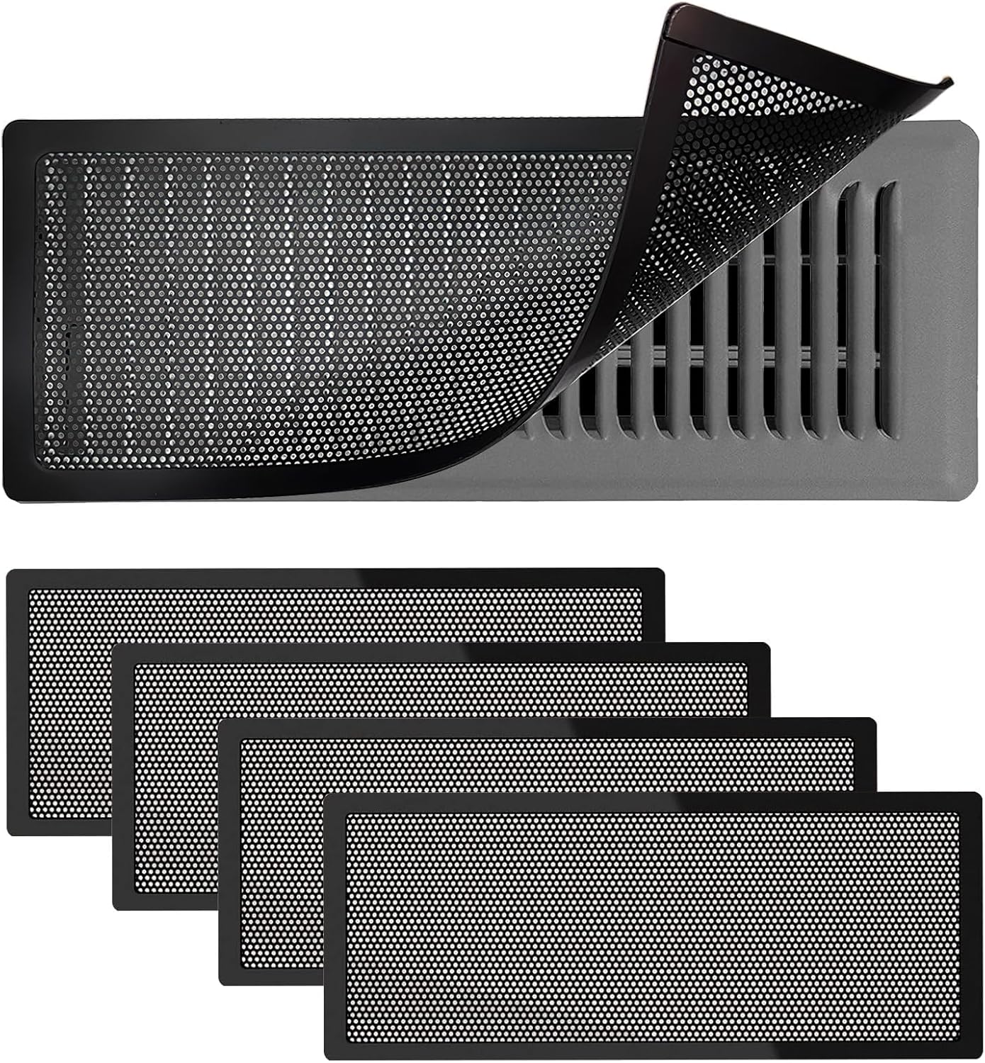 4 PCS Magnetic Vent Covers-7"x11" Strong Magnetic Air Vent Screen Mesh ...