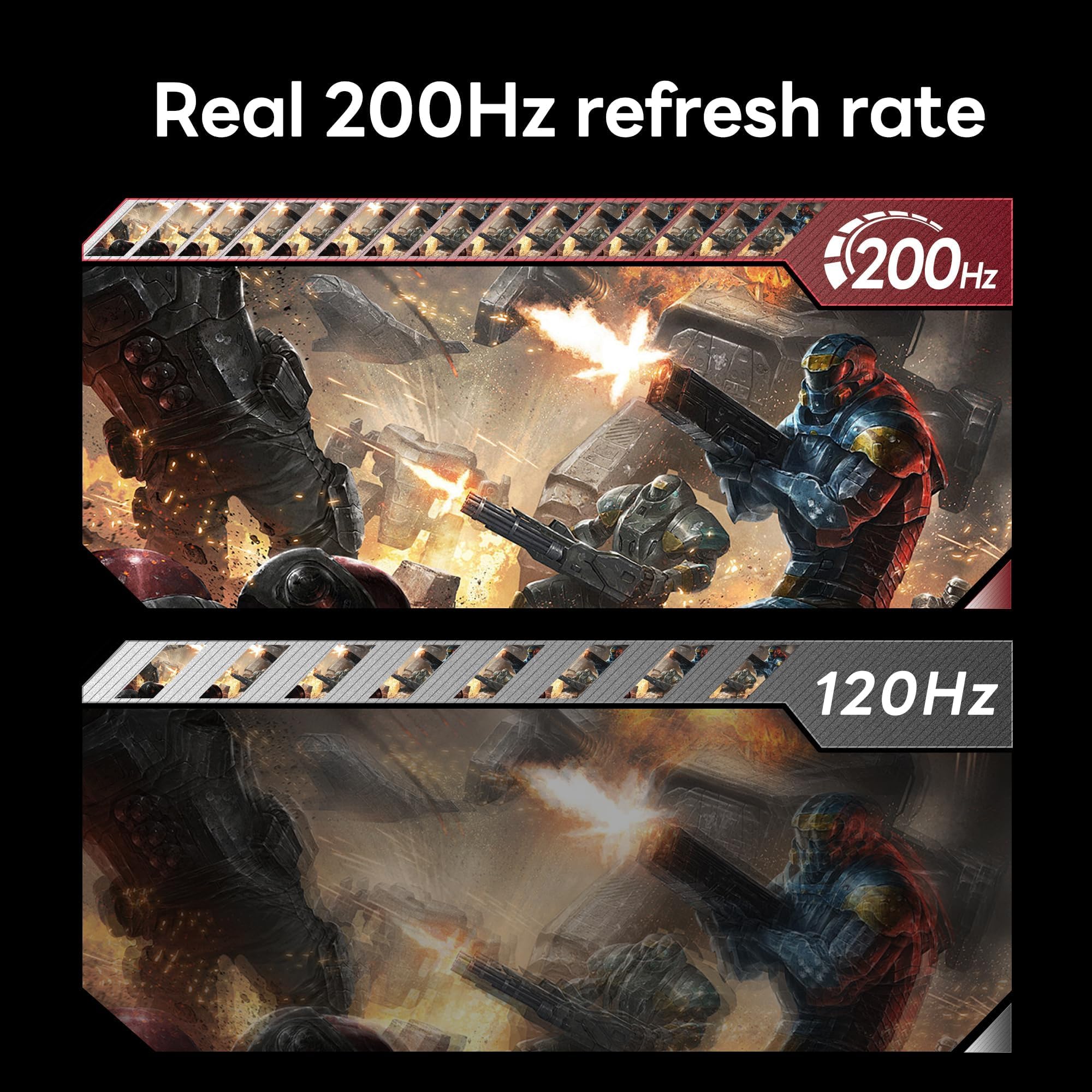 Snapklik.com : 24 Inch 200hz IPS Gaming Monitor HDR400 FHD1080p 1ms DCI ...