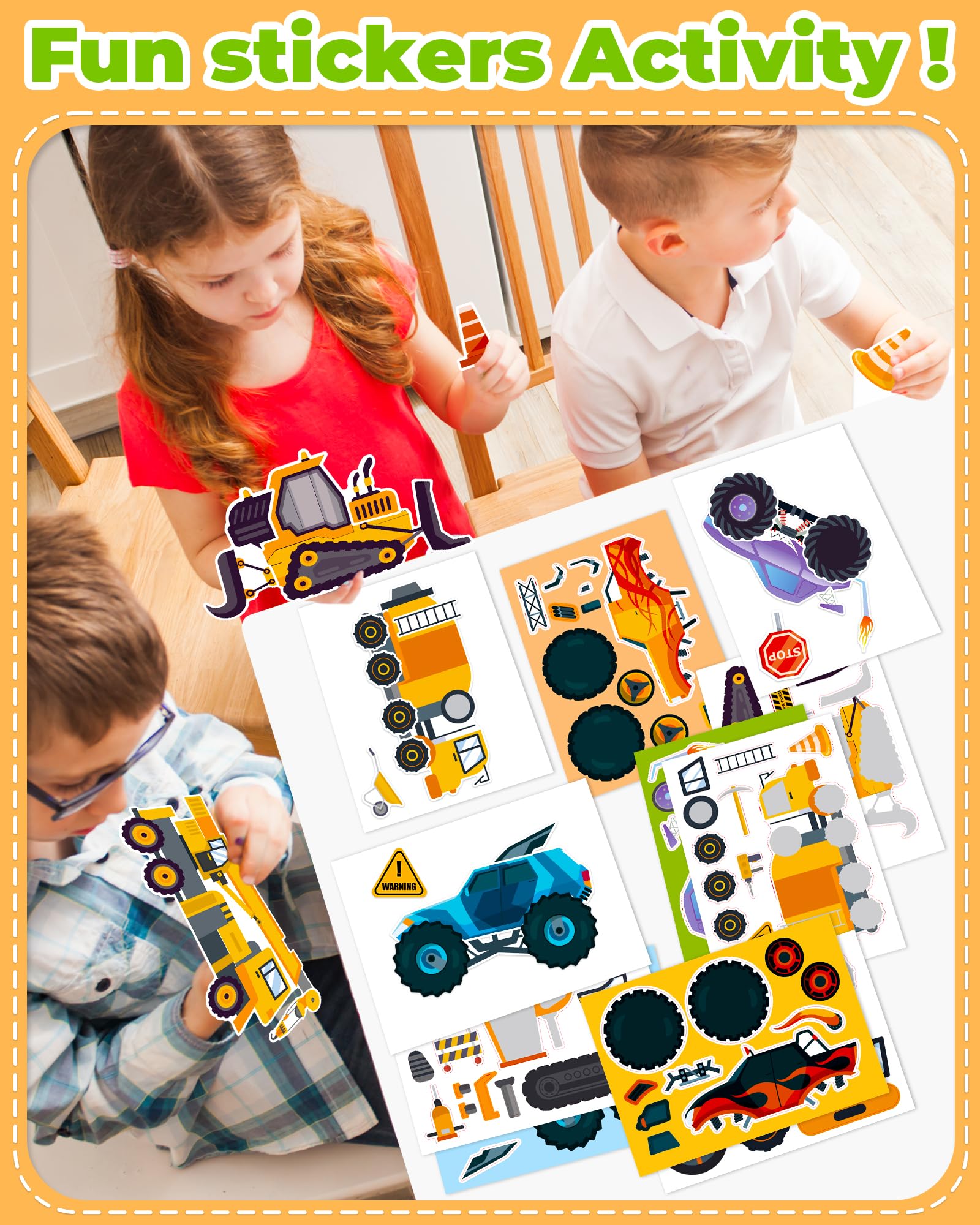 Snapklik.com : Benresive Party Favors For Kids 3-5 4-8, Face Stickers ...