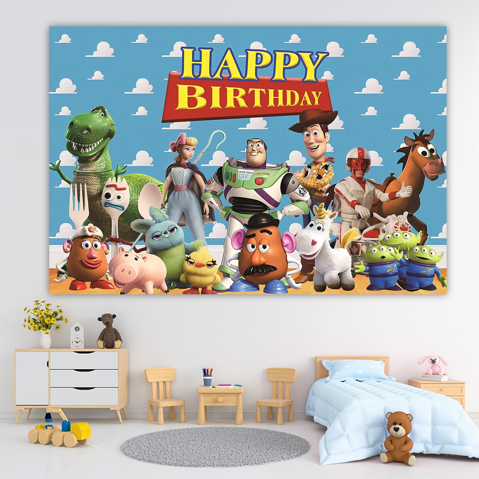 Toy Story Birthday Banner