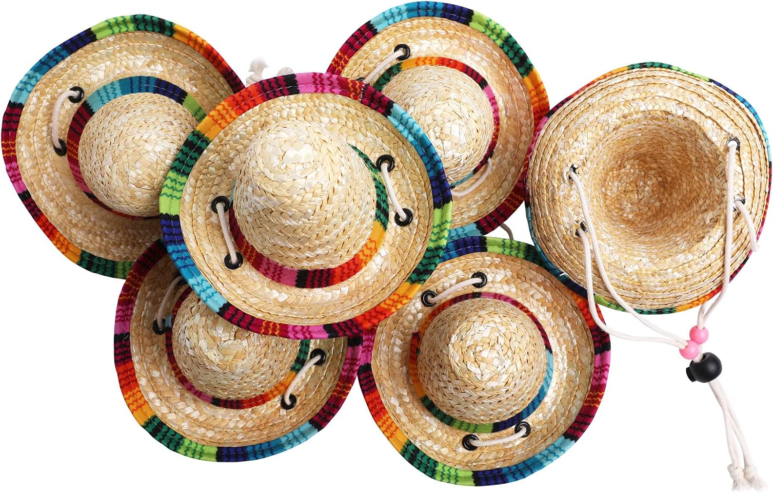 Amazon.com: Mini Mexican Sombrero Hats 12 Pack – Mexican Fiesta ...
