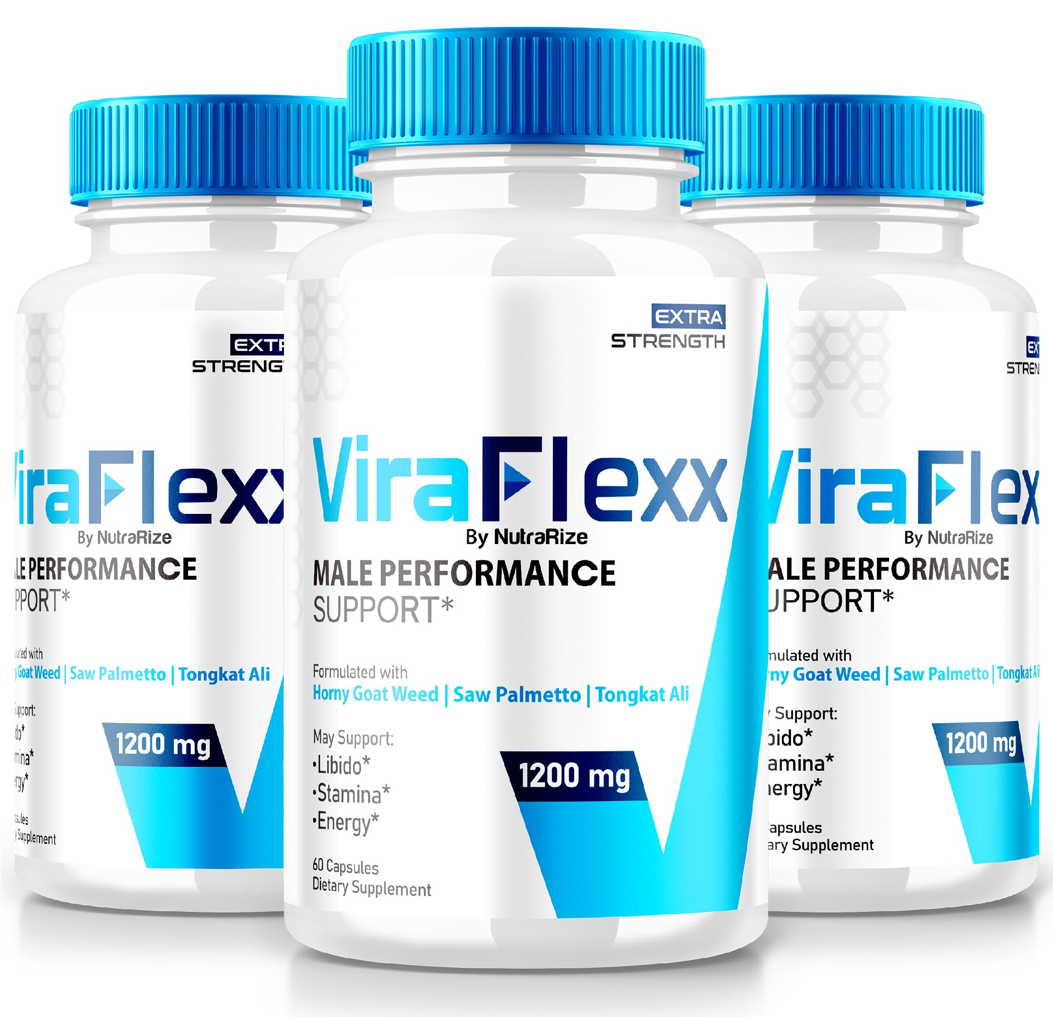 Amazon.com: NutraRize (Pack of 3 ViraFlexx for Men, Pro Capsules, Male ...