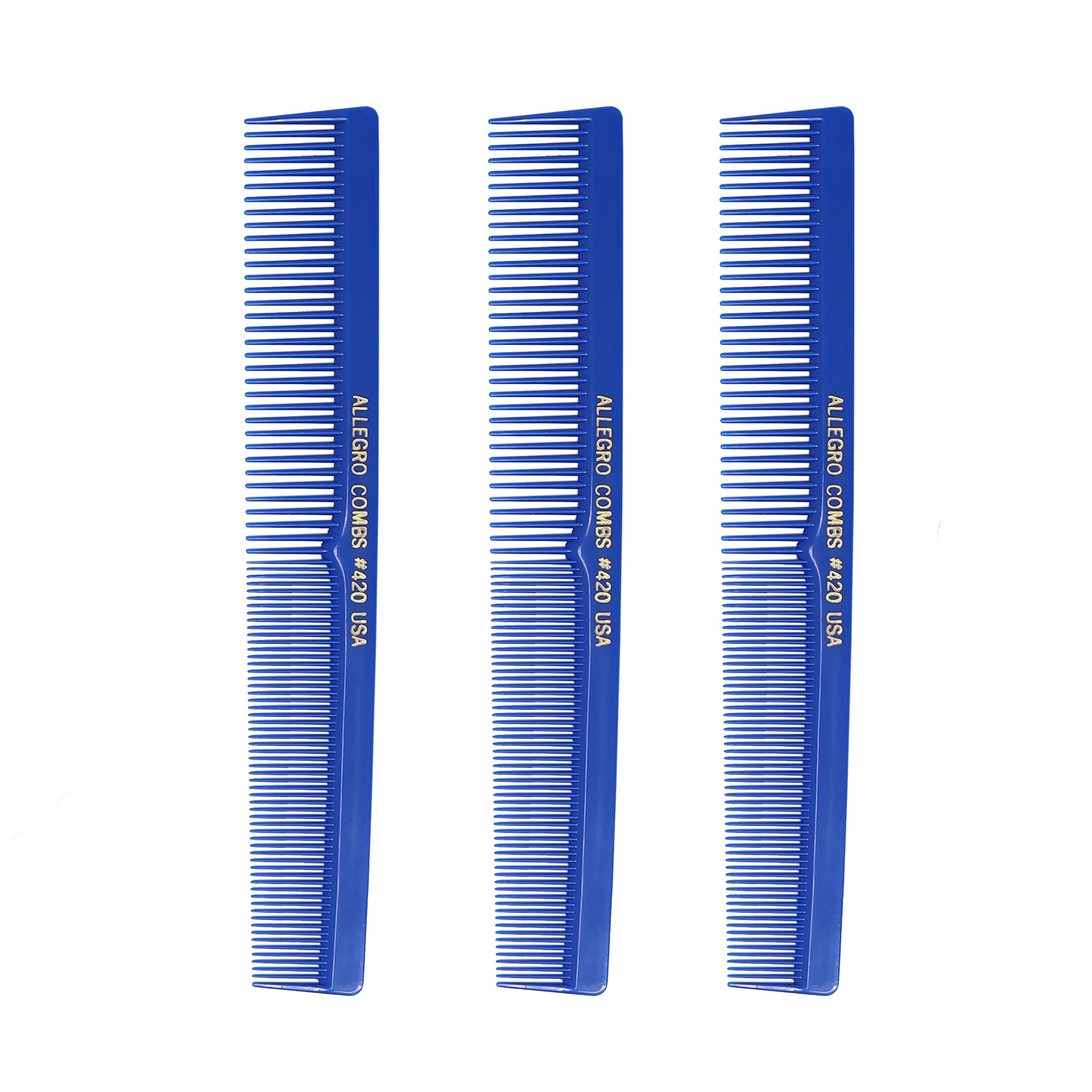 Amazon.com : Allegro Combs 420 Hair Stylist Barbers Cutting Combs Beard ...