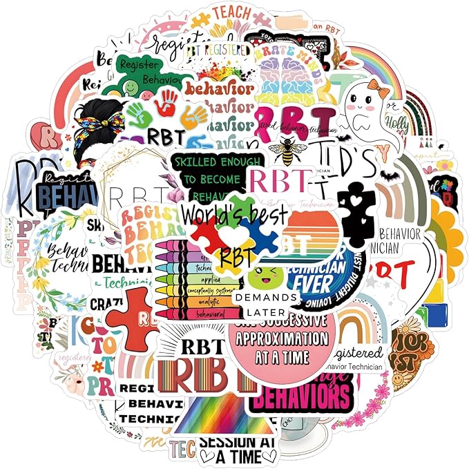 Amazon.com: 62Pcs RBT Stickers Pack, Cartoon Graffiti Vinyl Waterproof ...