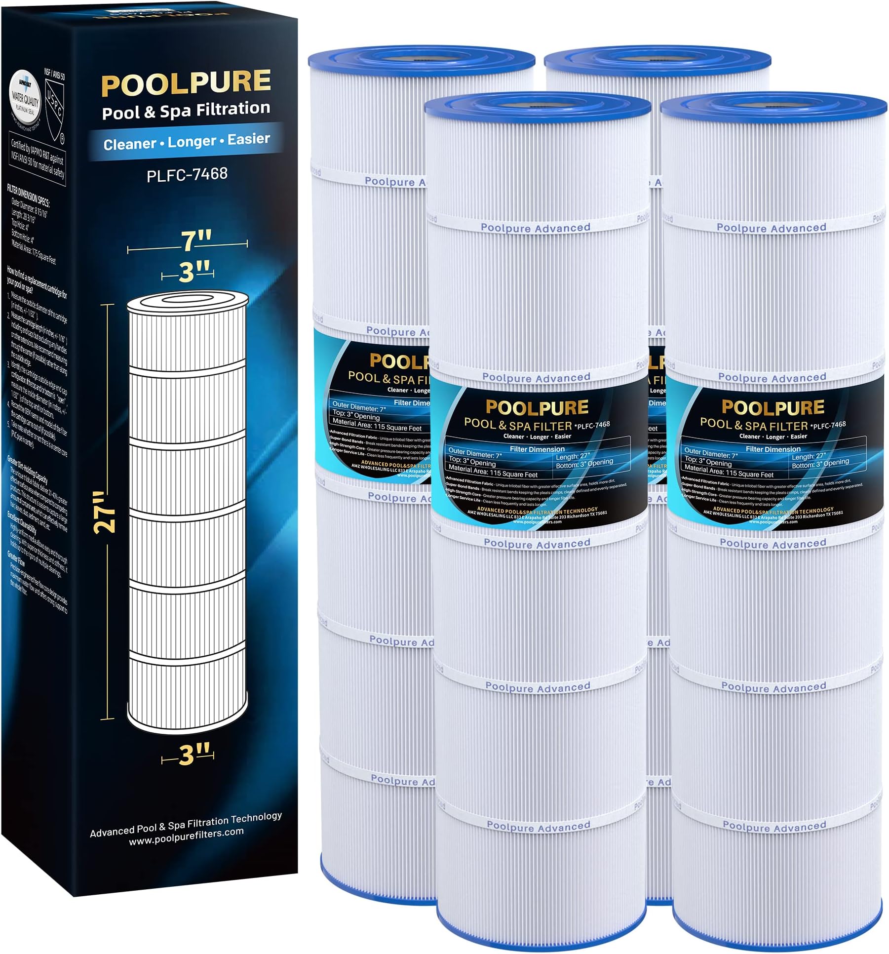 Amazon.com : Zodiac R0554700 340 and 460-Square-feet Tank Top ...