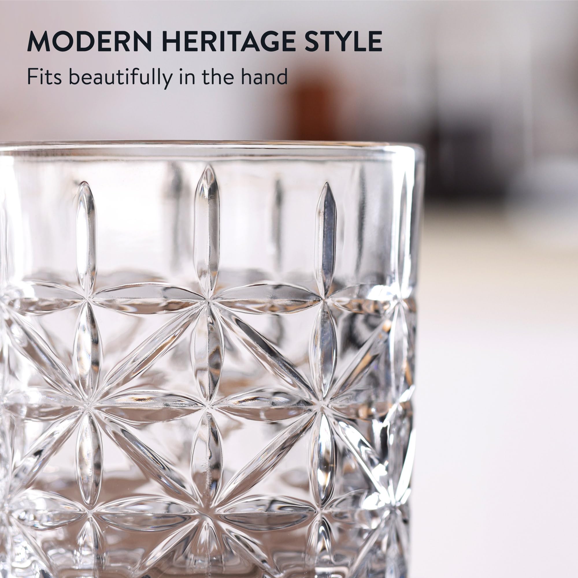 Snapklik.com : ELIXIR GLASSWARE Old Fashioned Whiskey Glasses Set ...