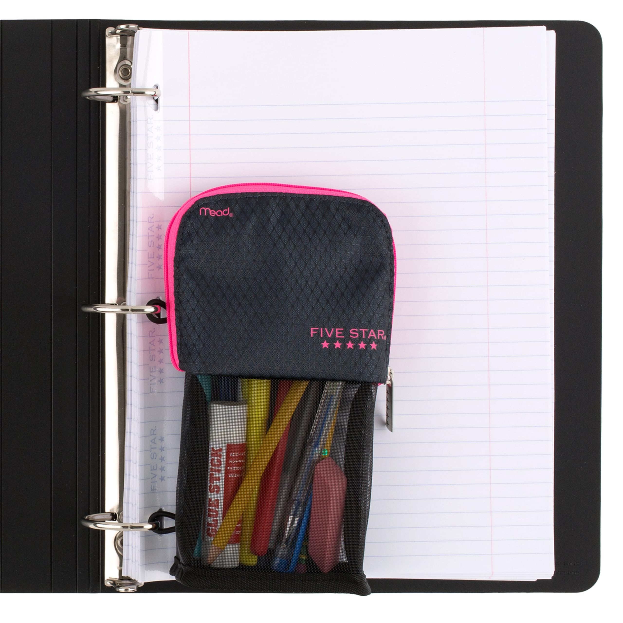 Snapklik.com : Five Star Pencil Pouch, Pen Case, Stand N Store Zipper ...