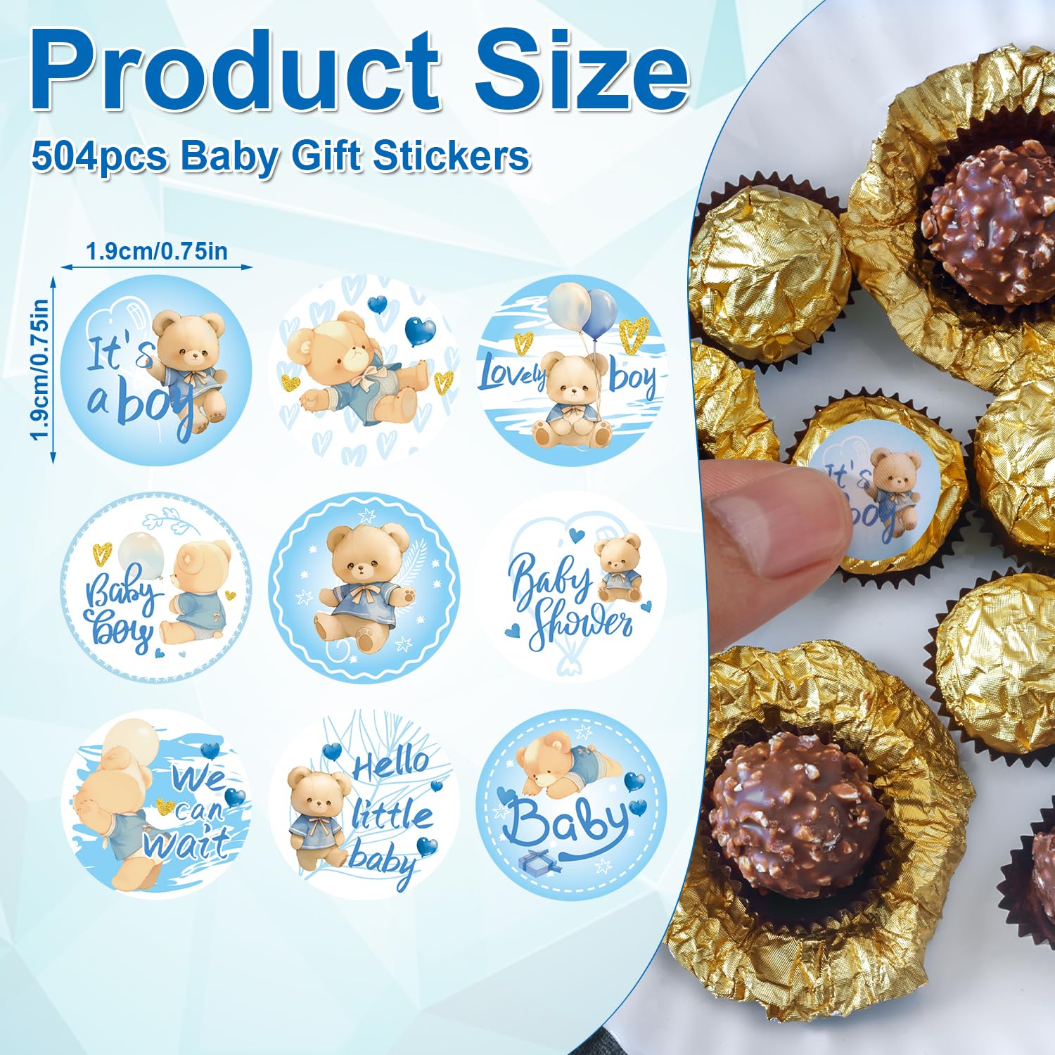 Baby Stickers For Envelopes Transportation Baby Gift Sticker | Set Of