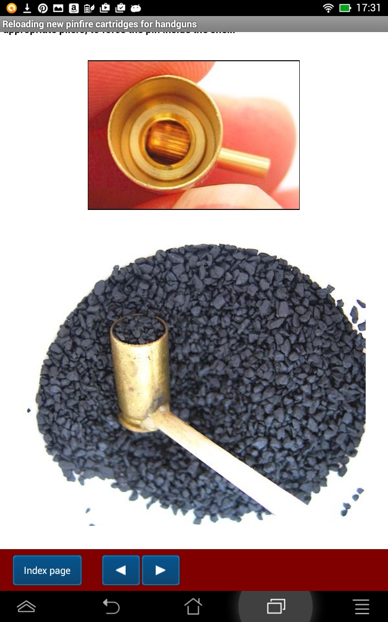 Reloading pinfire cartridges - App on Amazon Appstore