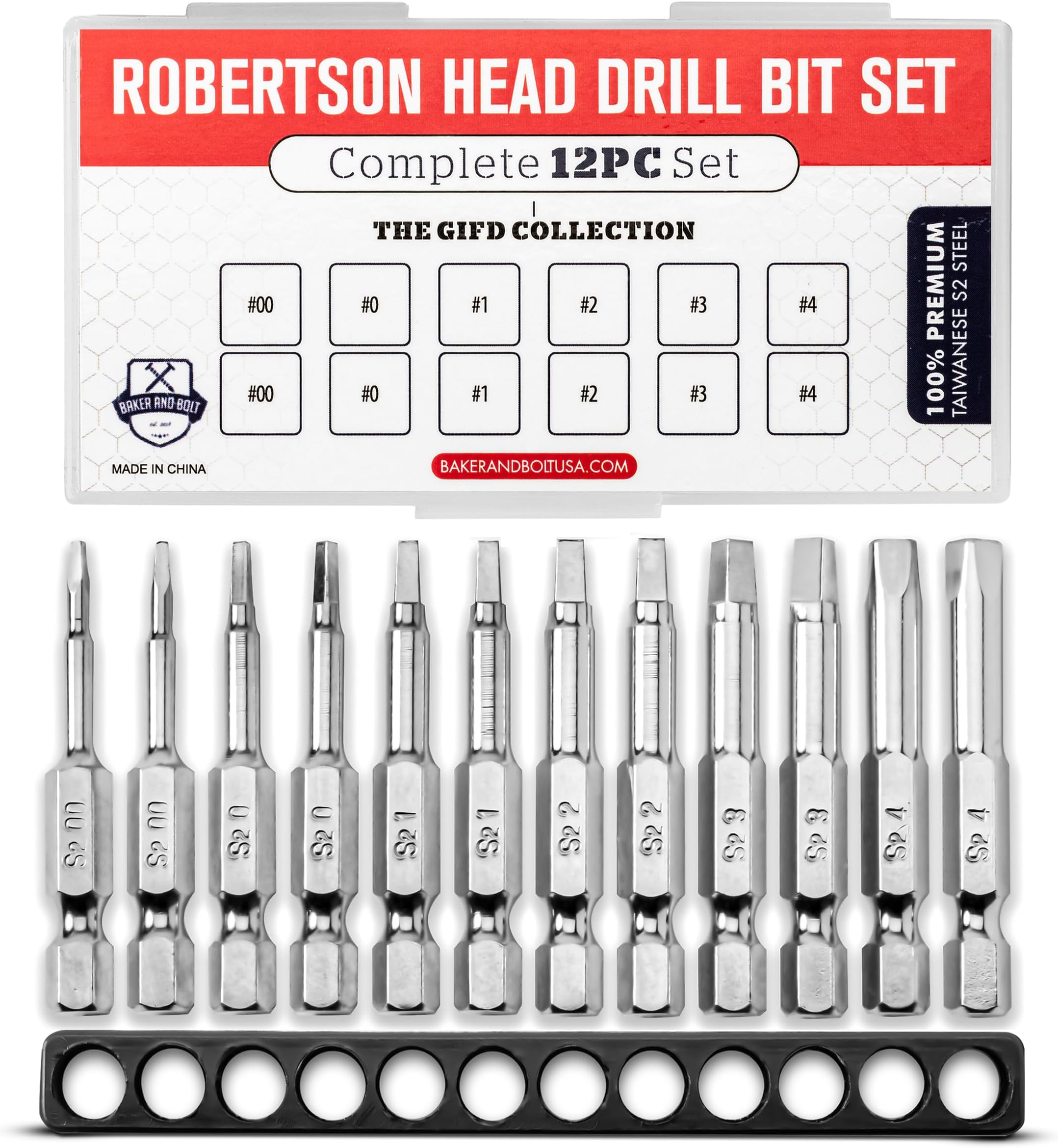 Double Square 8 Point Star Bit Set. Railer Premium S2 Steel 2 Inch 8 ...