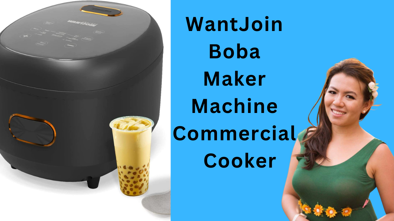 Watch Love Drinking Boba Tea? Try Wantjoin Boba Maker Machine! on ...