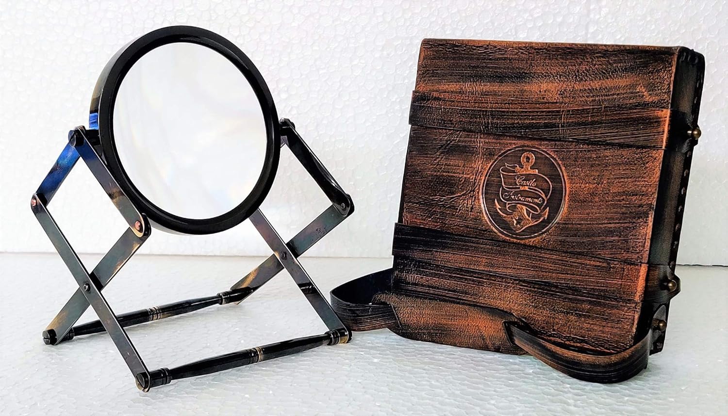 Amazon.com: Castle Instruments Magnifying Glass, Brass Stand Optical ...