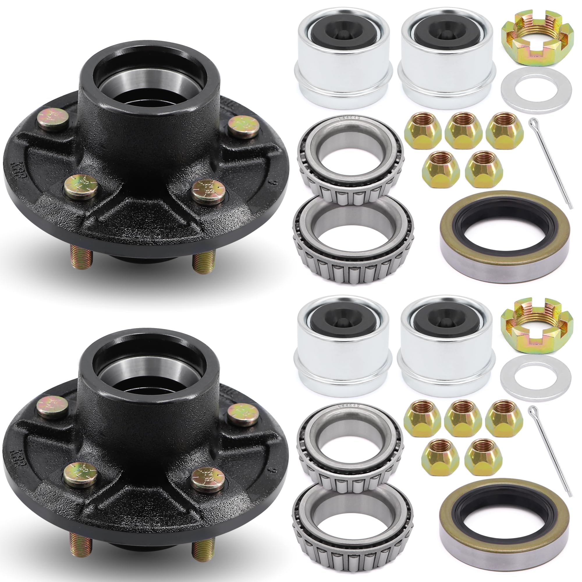 Snapklik.com : Taxutor 2 Sets Trailer 5 Lugs Idler Hub Kits 5 On ...