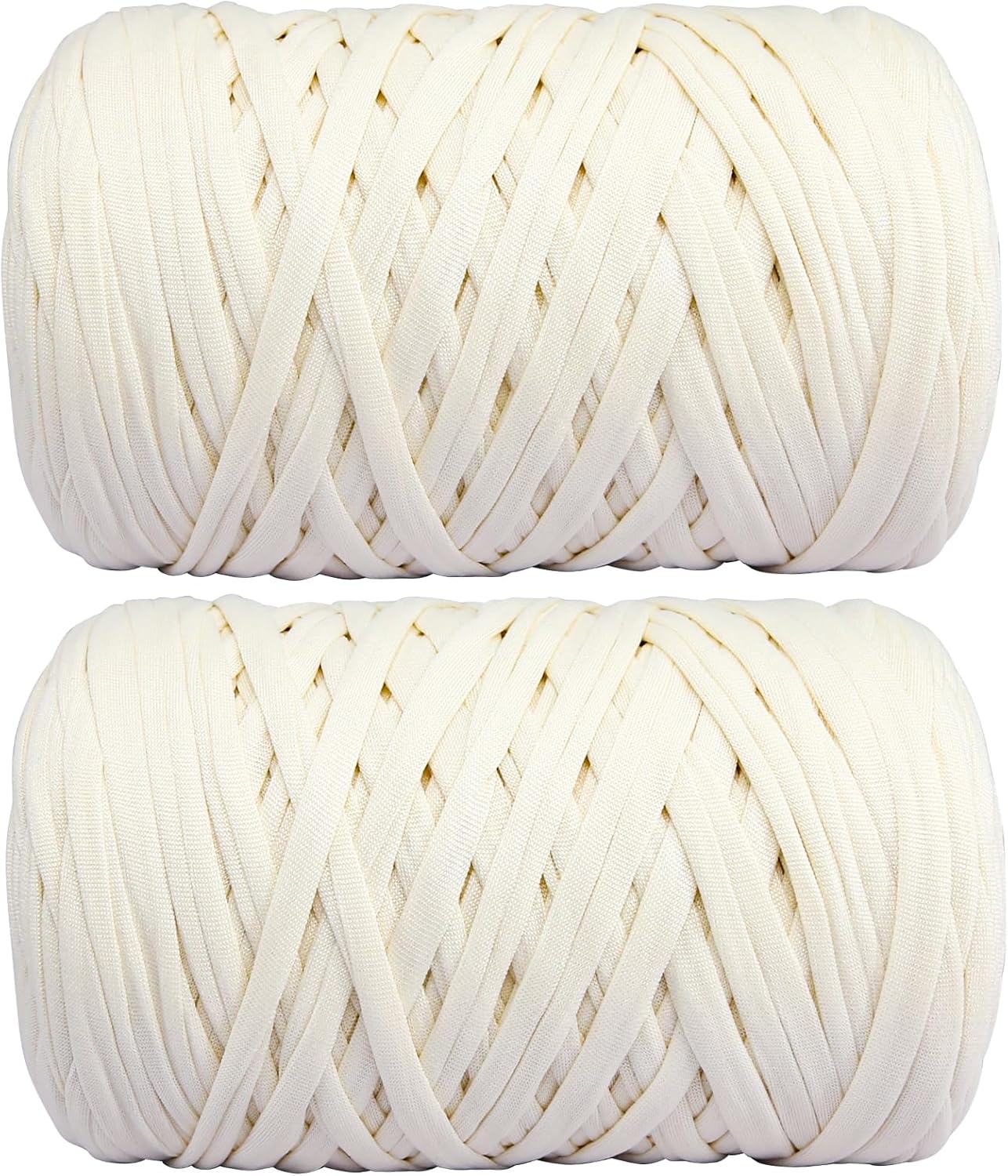 Amazon.com: SIMEIQI 2 PCS 800g T-Shirt Yarn Elastic Fabric Crochet ...