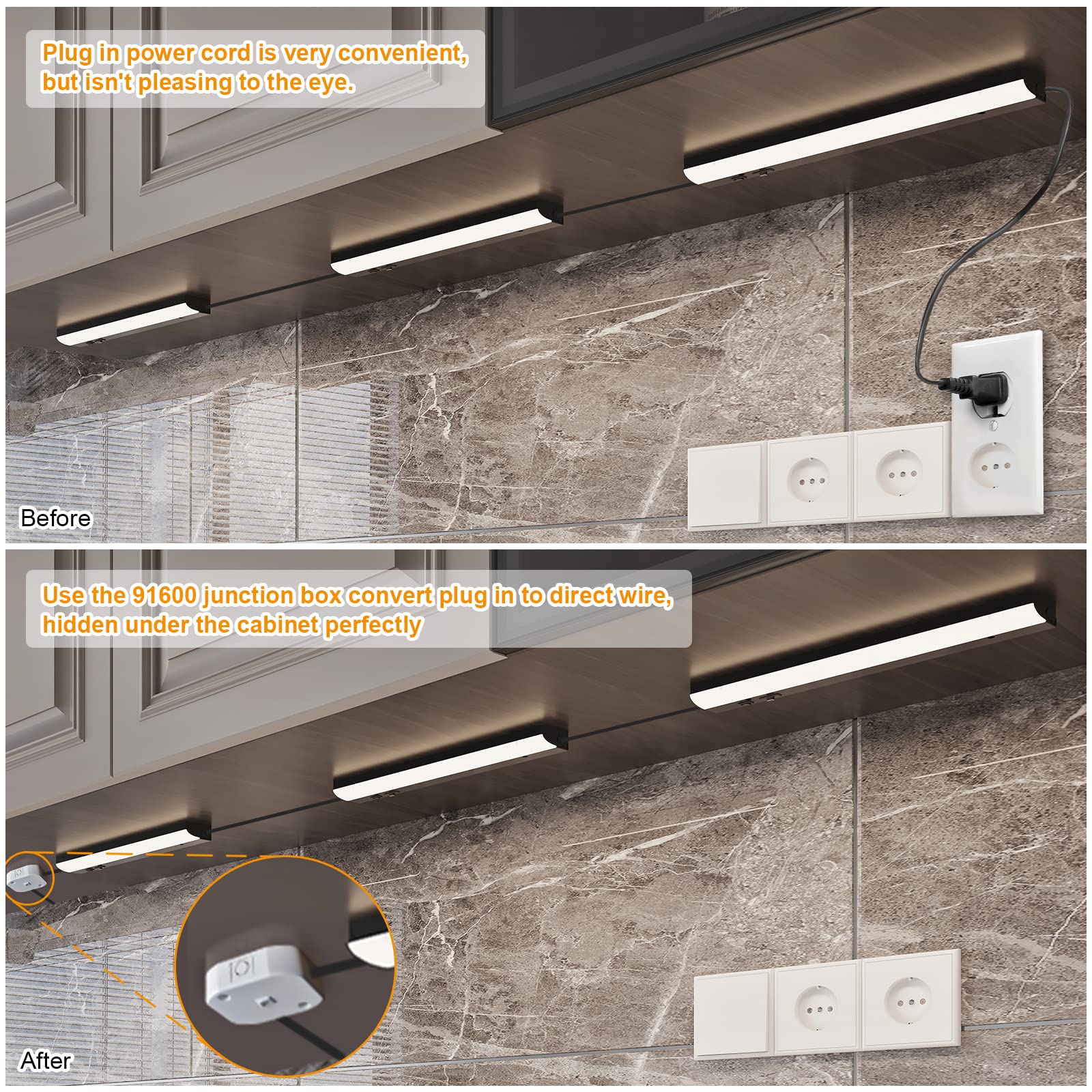 Under Cabinet Electrical Junction Box