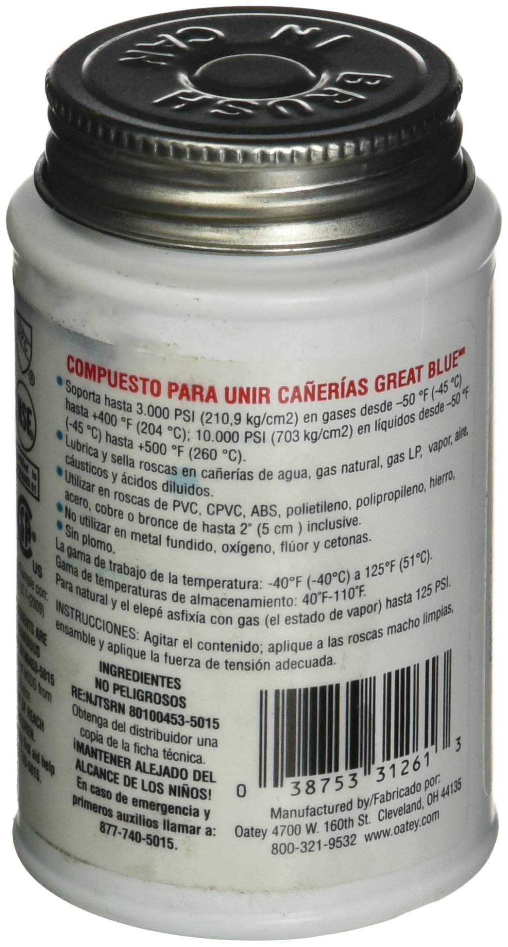 Snapklik.com : Oatey 31261 Blue Pipe Joint Compound