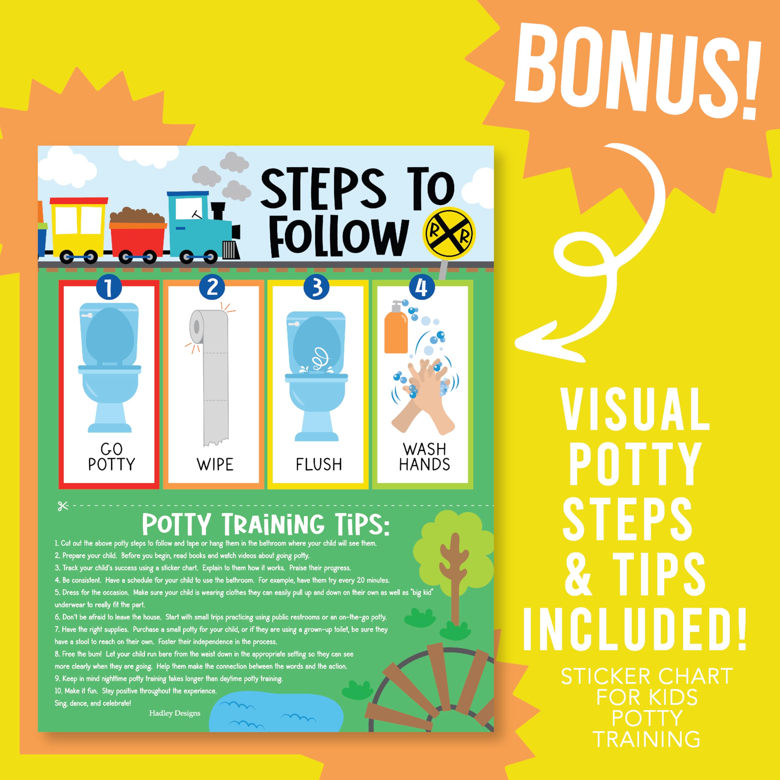 Snapklik.com : Train Potty Training Chart For Toddlers Boys - Potty ...