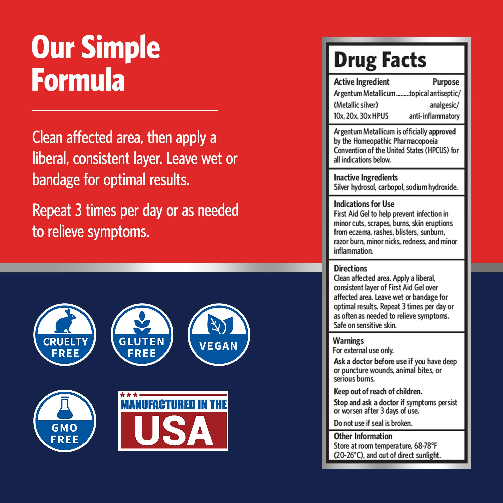 Snapklik.com : Sovereign Silver First Aid Gel - Homepathic Wound Care ...