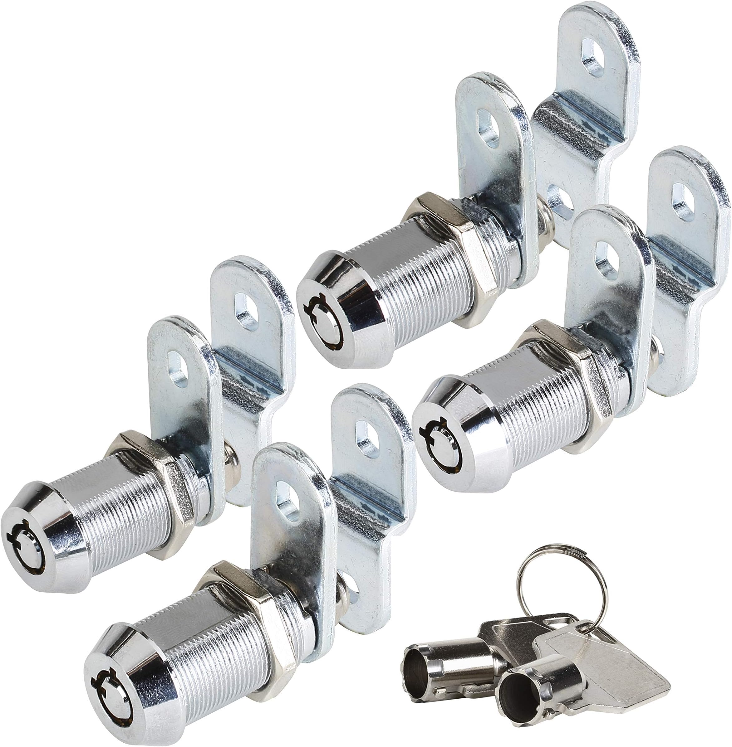 Westway Locks 7/8" Tubular Cam Lock with Chrome Finish - Keyed Alike 4 ...