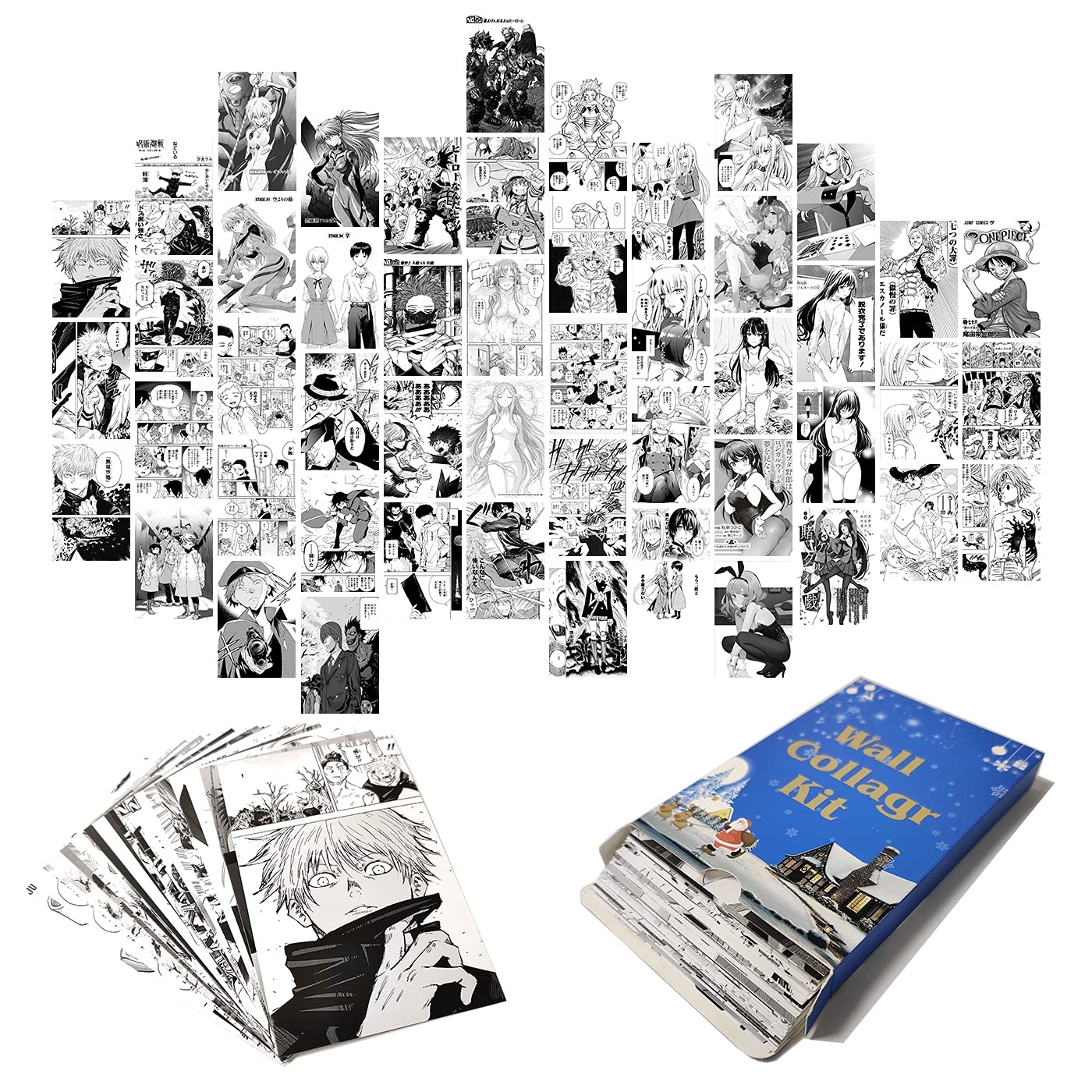Bbhh 50pcs Anime Photo Wall Collage Kit Indie Room Decor | Desertcart ...