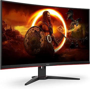 AOC Gaming C32G2AE - 32 Inch FHD Curved Monitor, 165Hz, 1 ms, VA AMD ...