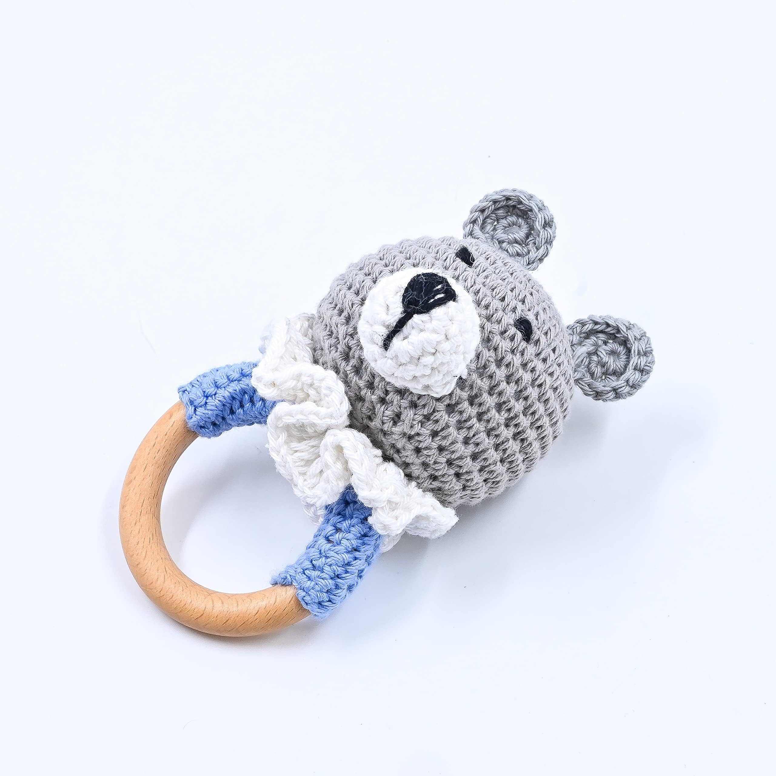 OckyBear: Crochet Rattle Toy (0+ Years) | Shaker Toy | Explore Soothing ...