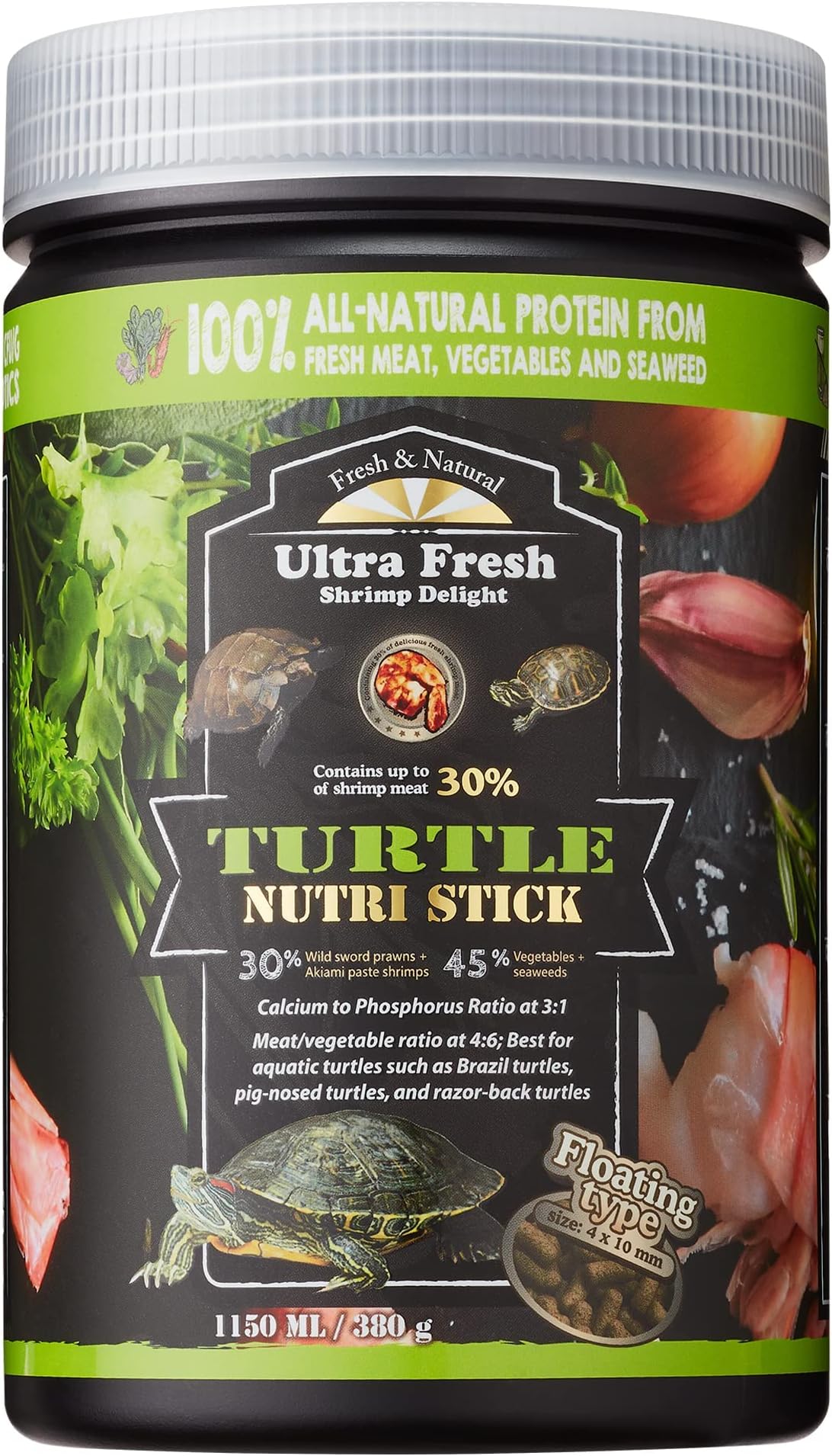 Amazon.com : T-Rex Box Turtle Food - Dry Formula 16 oz : Pet Habitat ...