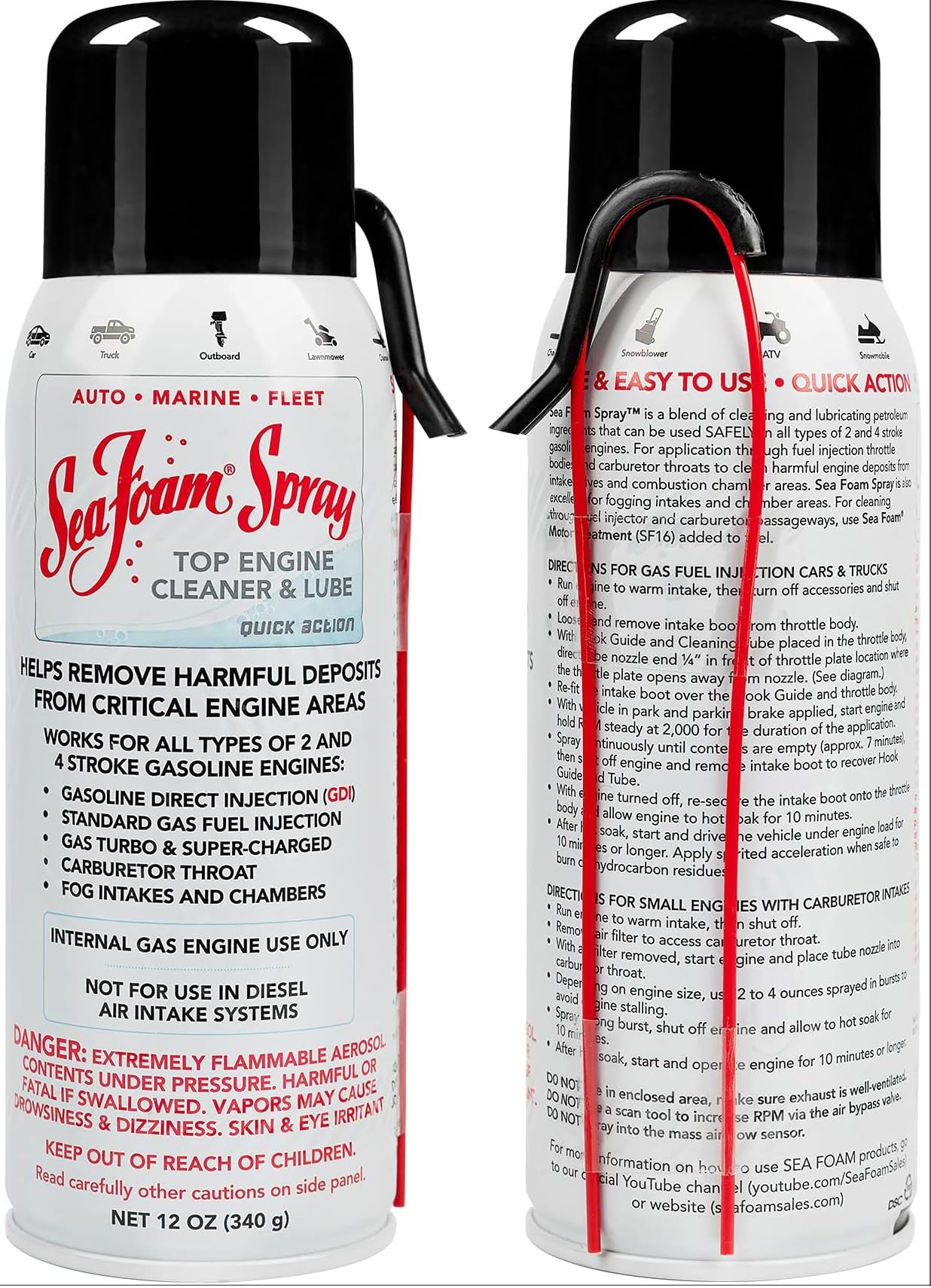 Amazon.com: SEA FOAM SPRAY CLNR 12OZ : Tools & Home Improvement
