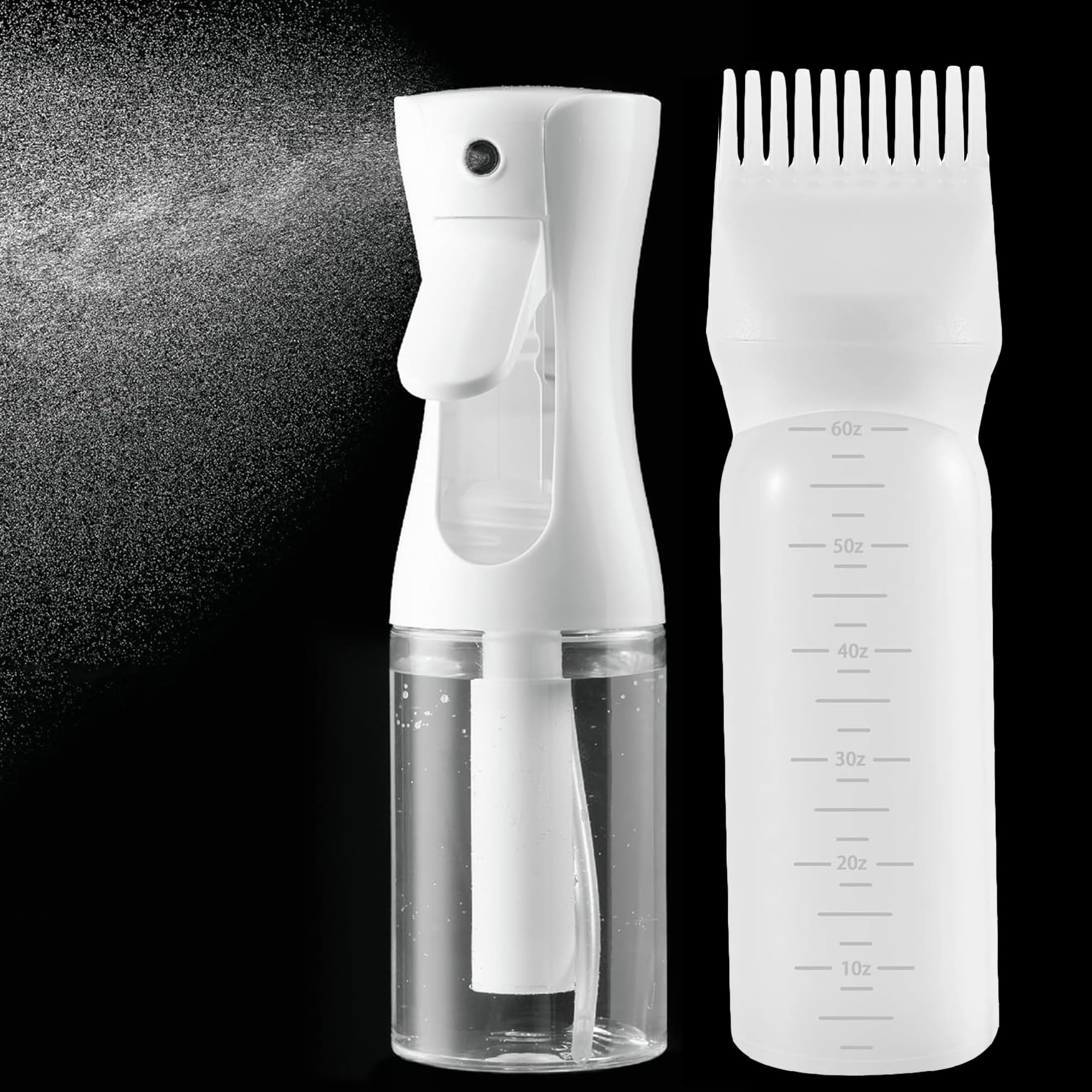 Amazon.com : Chexho Hair Applicator Bottle, Root Comb Applicator Bottle ...