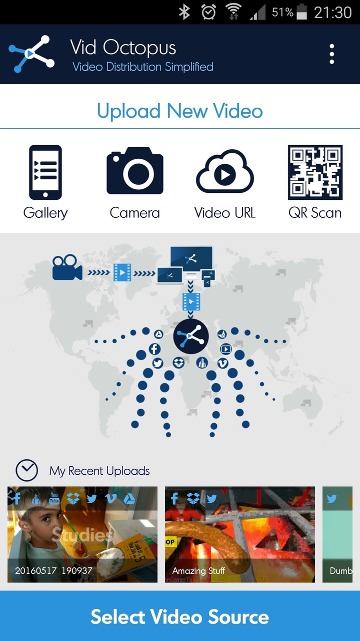 Vid Octopus - Video Uploader - App on Amazon Appstore