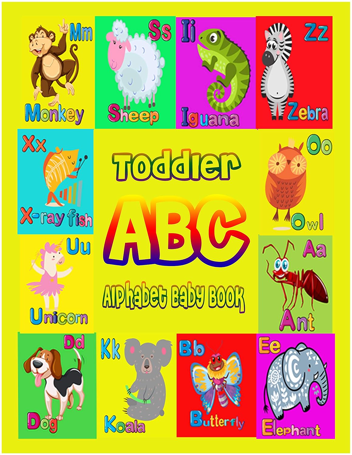 Toddler ABC Alphabet Baby Book : The ABC Book for Toddlers and ...