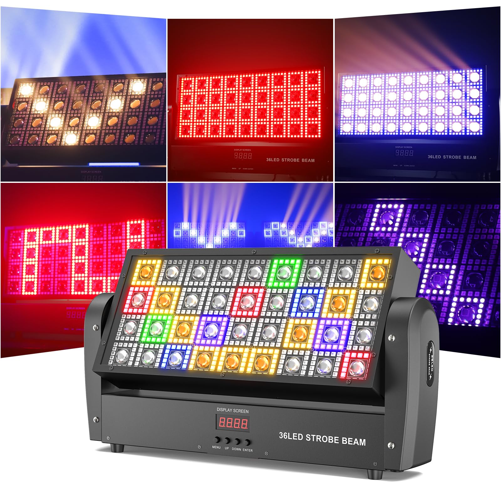 Amazon.com: Wiwreenm 200W Moving Head Dj Light Bar, Led/Wash/Beam ...