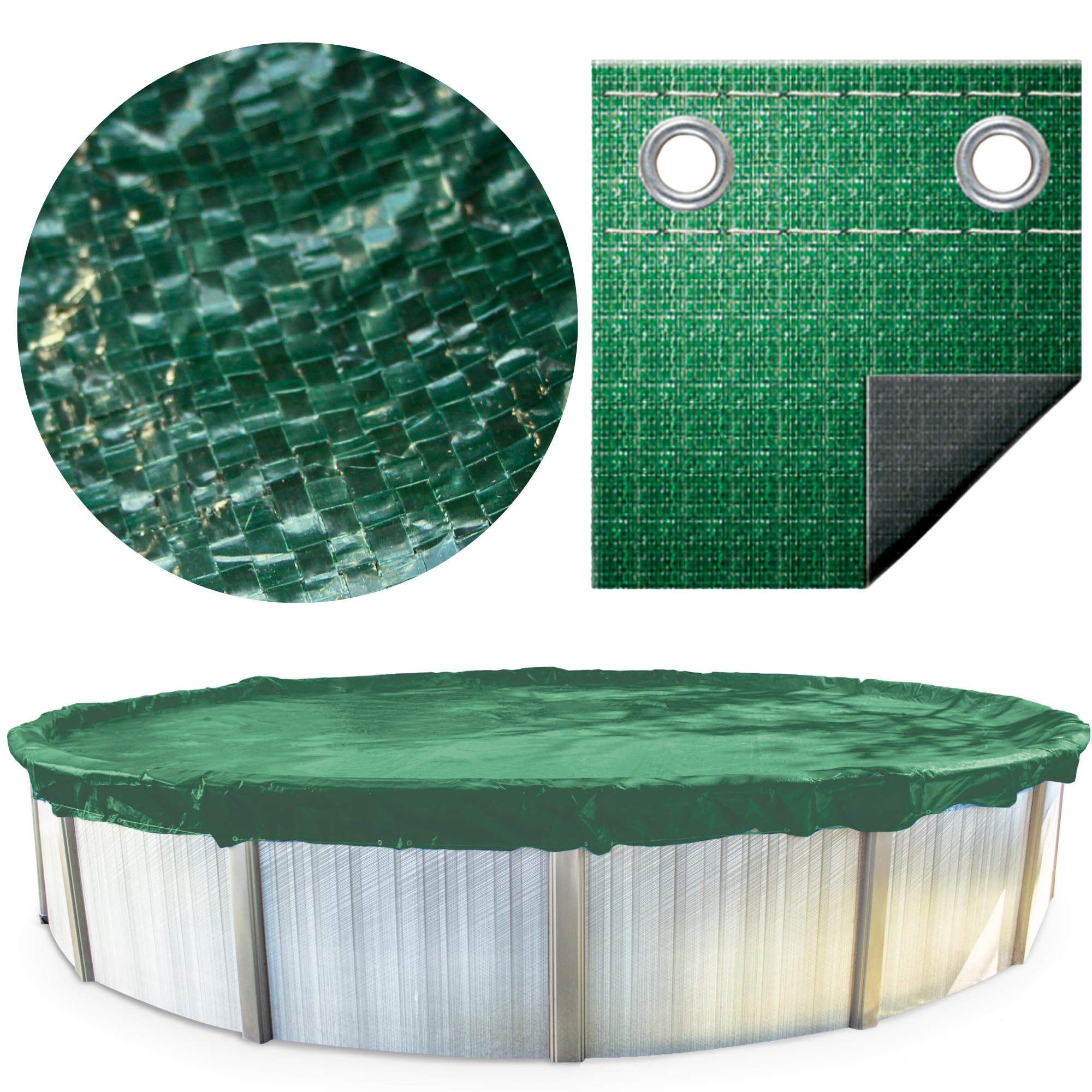 SWIMLINE HYDROTOOLS Supreme Guard Heavy Duty Winter Pool Cover for ...