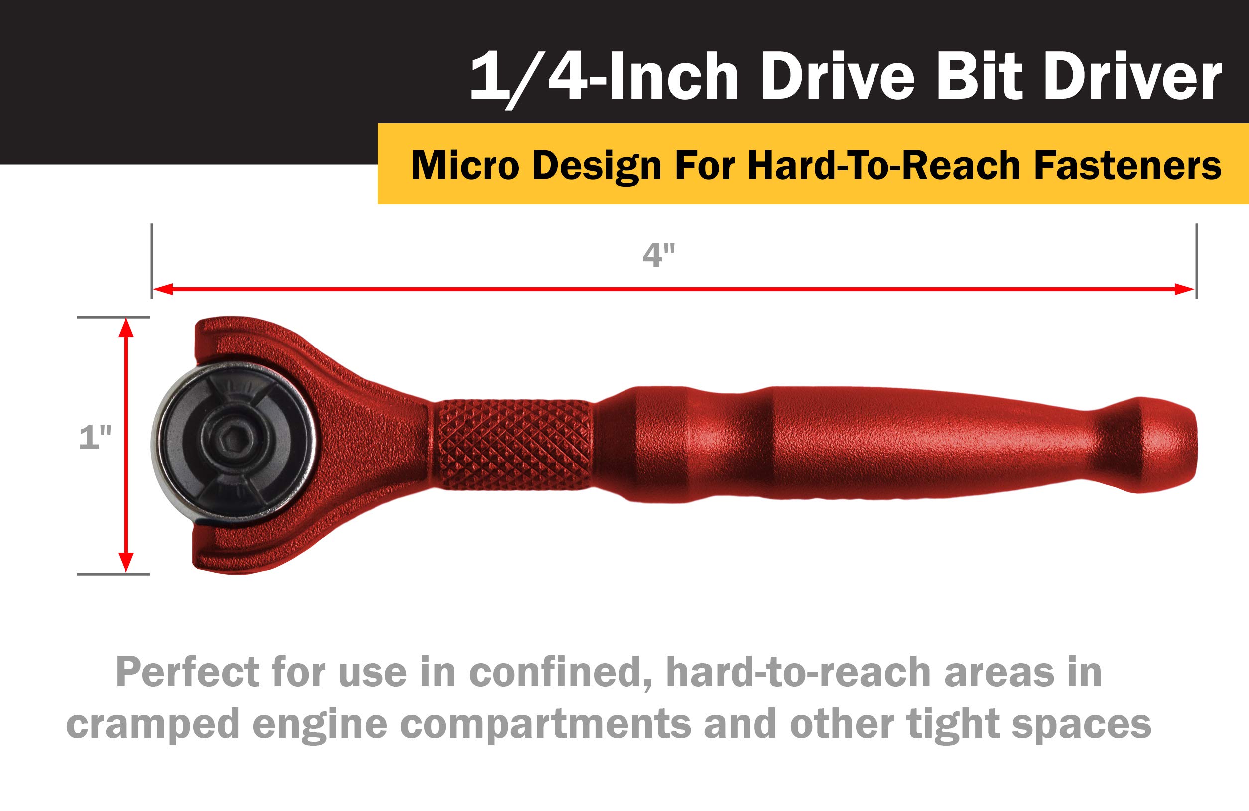Snapklik.com : Titan Tools 11321 1/4-Inch Drive X 4-Inch 90-Tooth ...