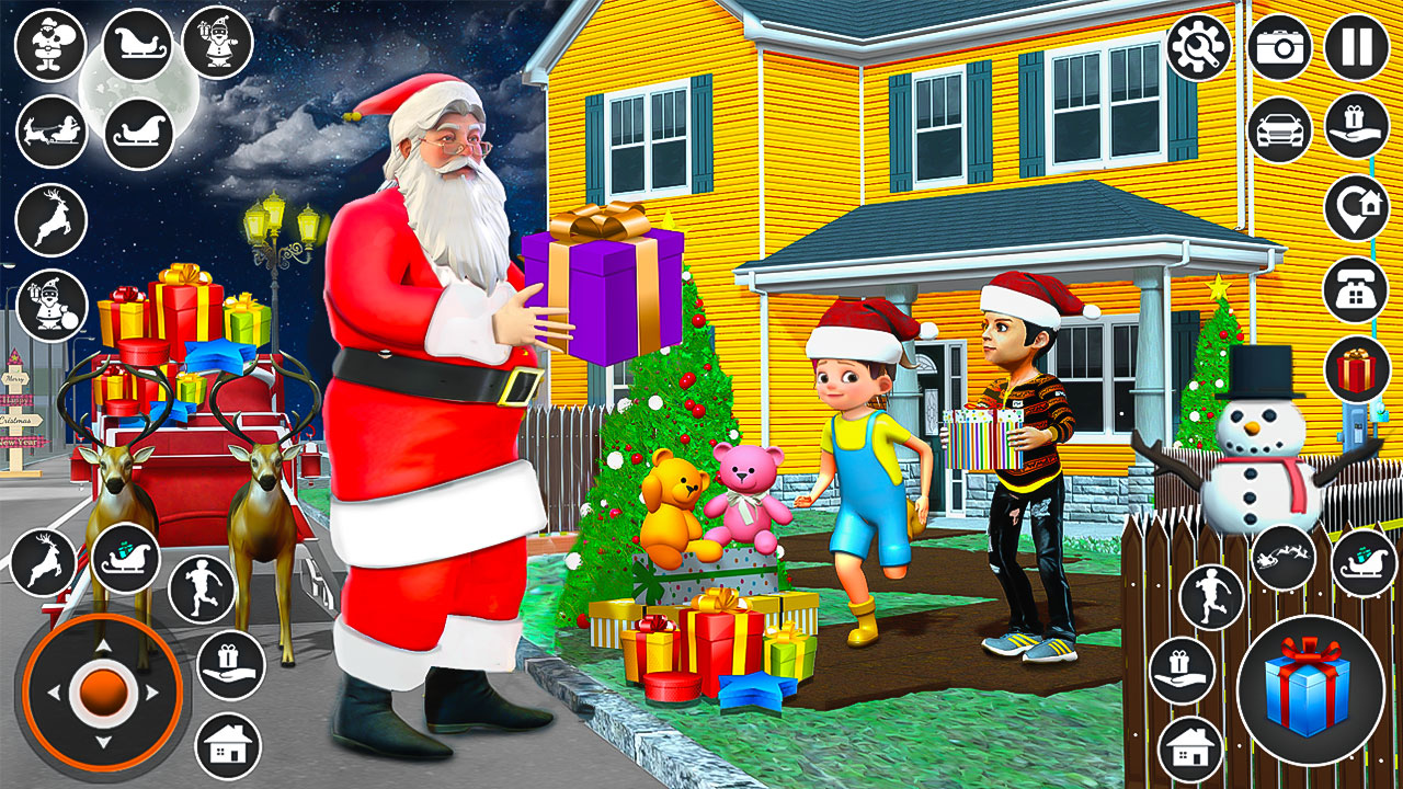 Santa Claus Christmas Mission Game: Fly & Deliver Gifts Simulator 3D ...