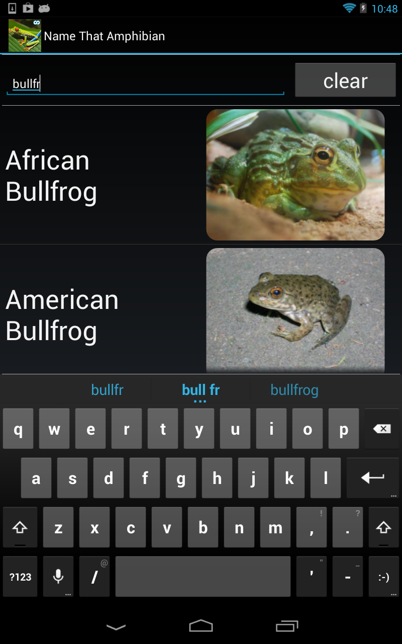 Amphibian species trivia quiz - App on Amazon Appstore