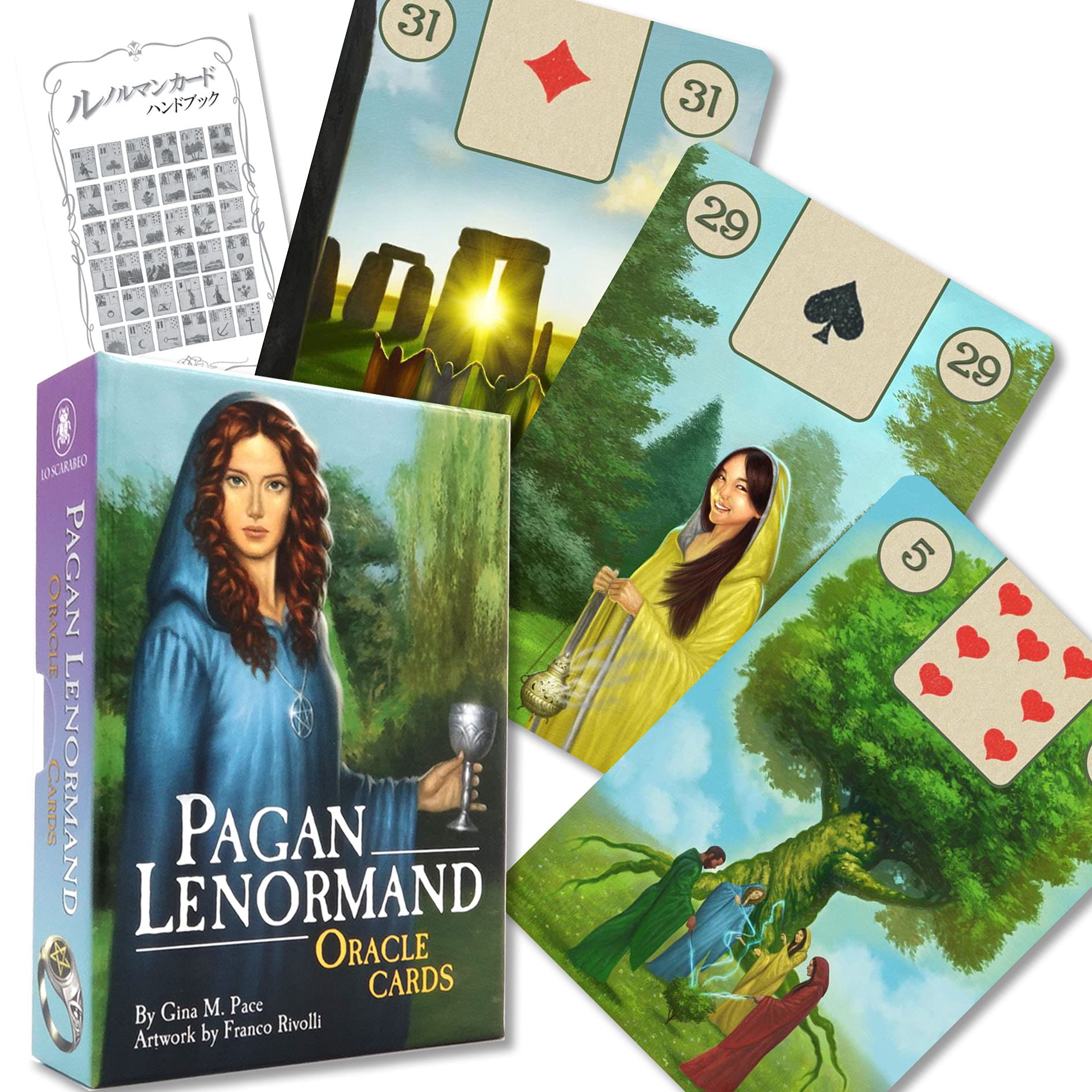 Amazon.co.jp: ペイガン ルノルマン オラクル Pagan Lenormand Oracle ルノルマンカード占い 日本語解説書 ...