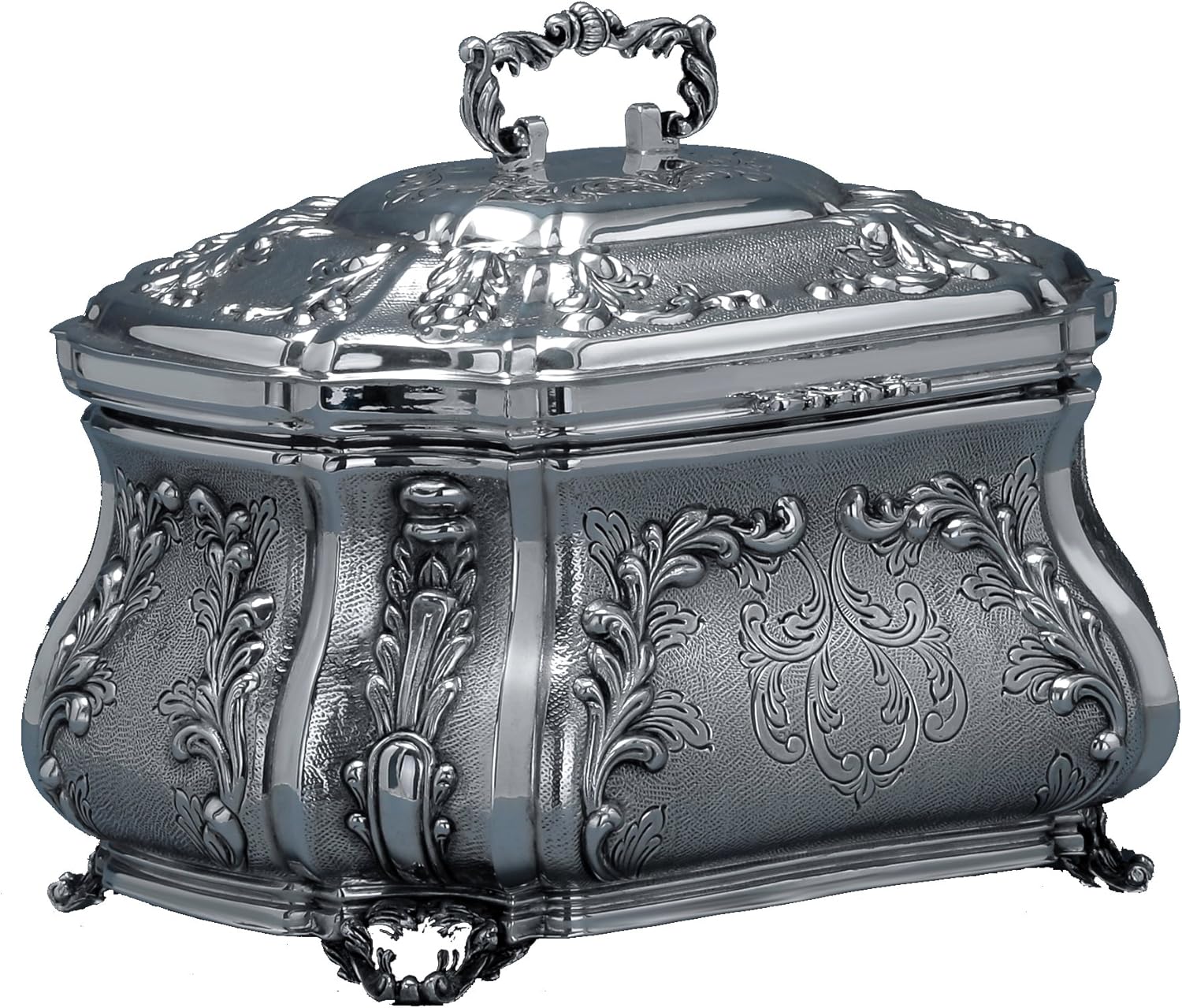 Amazon.com: Hazorfim, Compatilo Decorated Etrog Box Sterling Silver ...