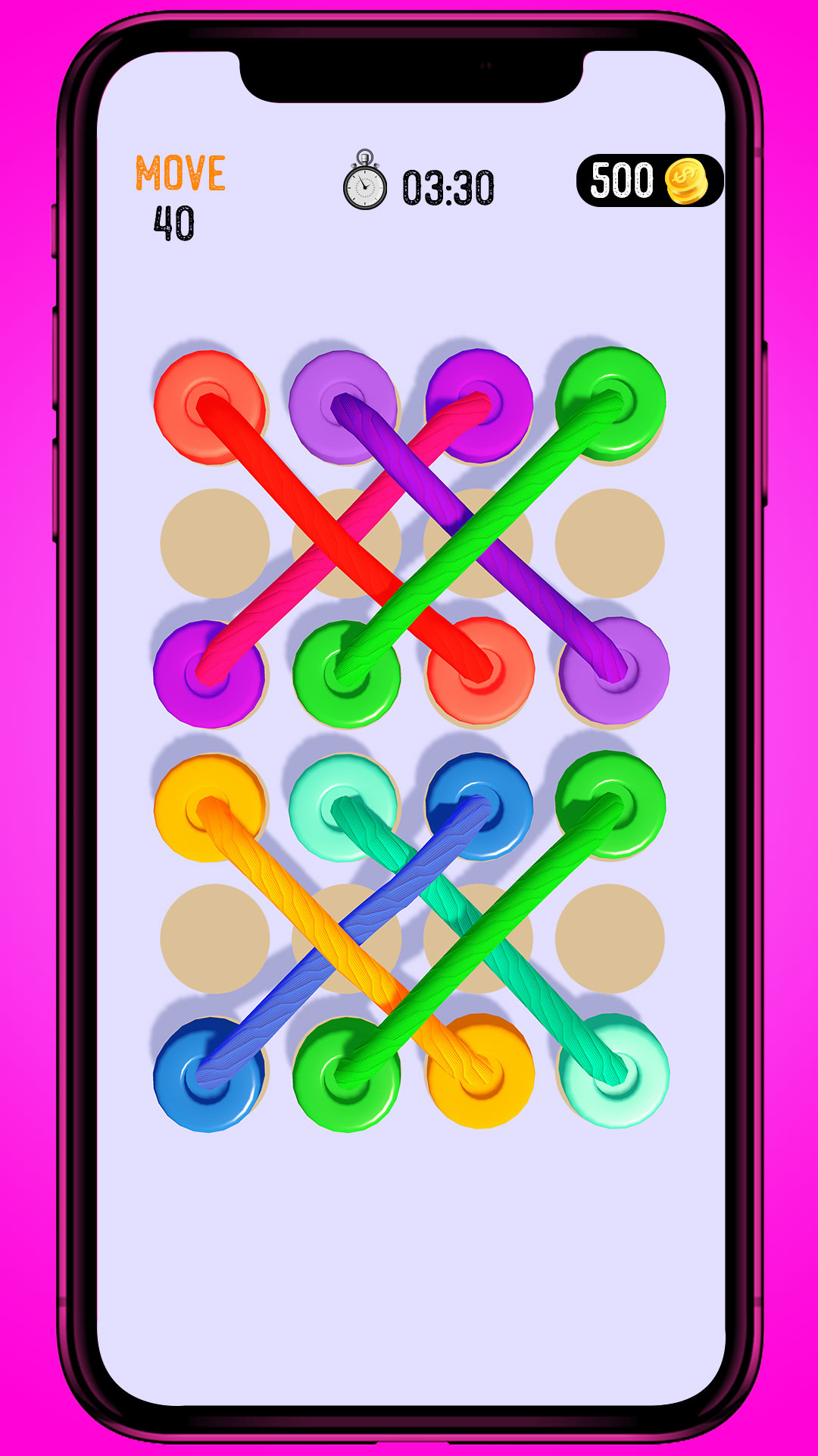 Twisted Tangle Rope Master: Tangled Rope Sorting & Untangle Knots Sort ...