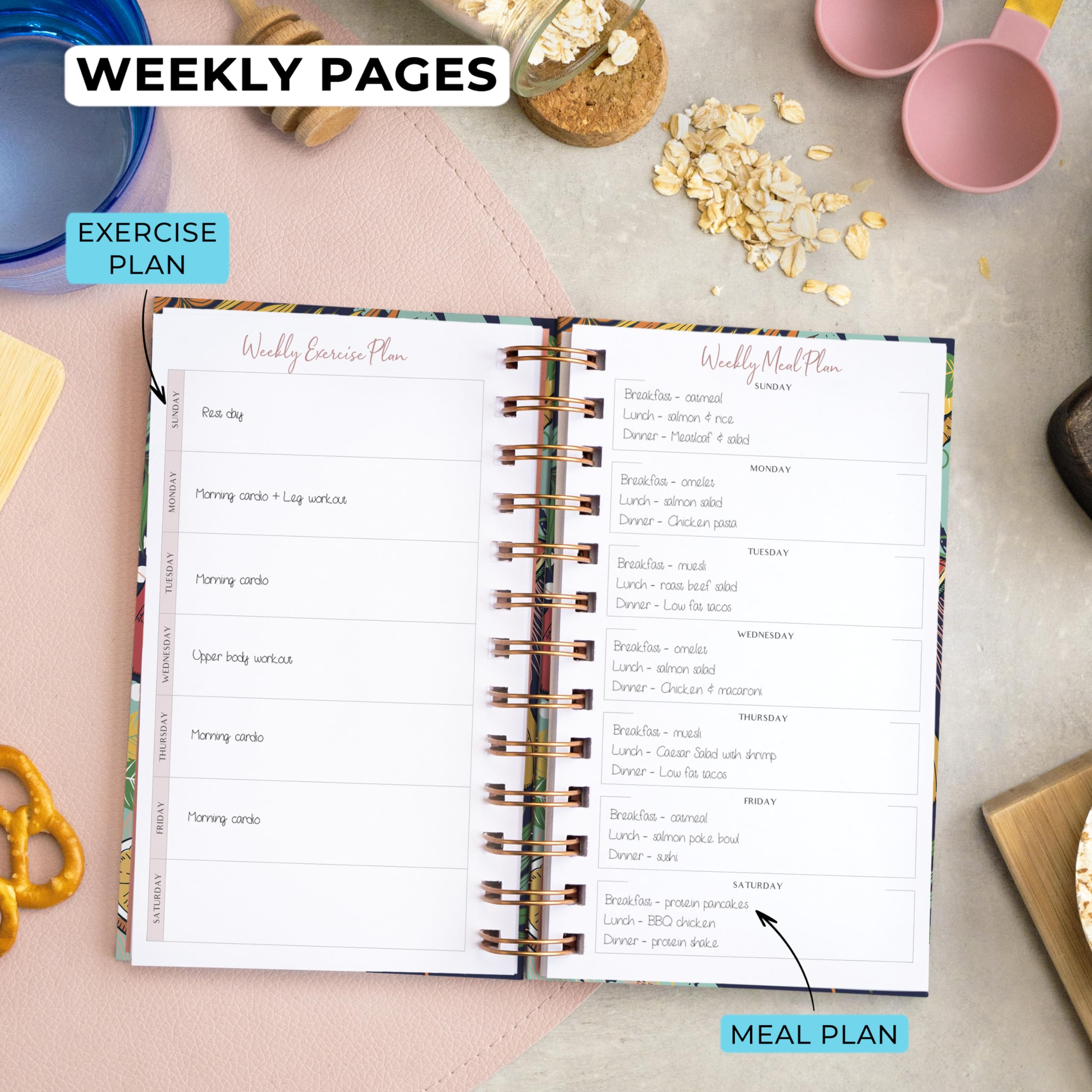 Snapklik.com : PLANBERRY Pocket Food Journal Premium Nutrition Planner ...