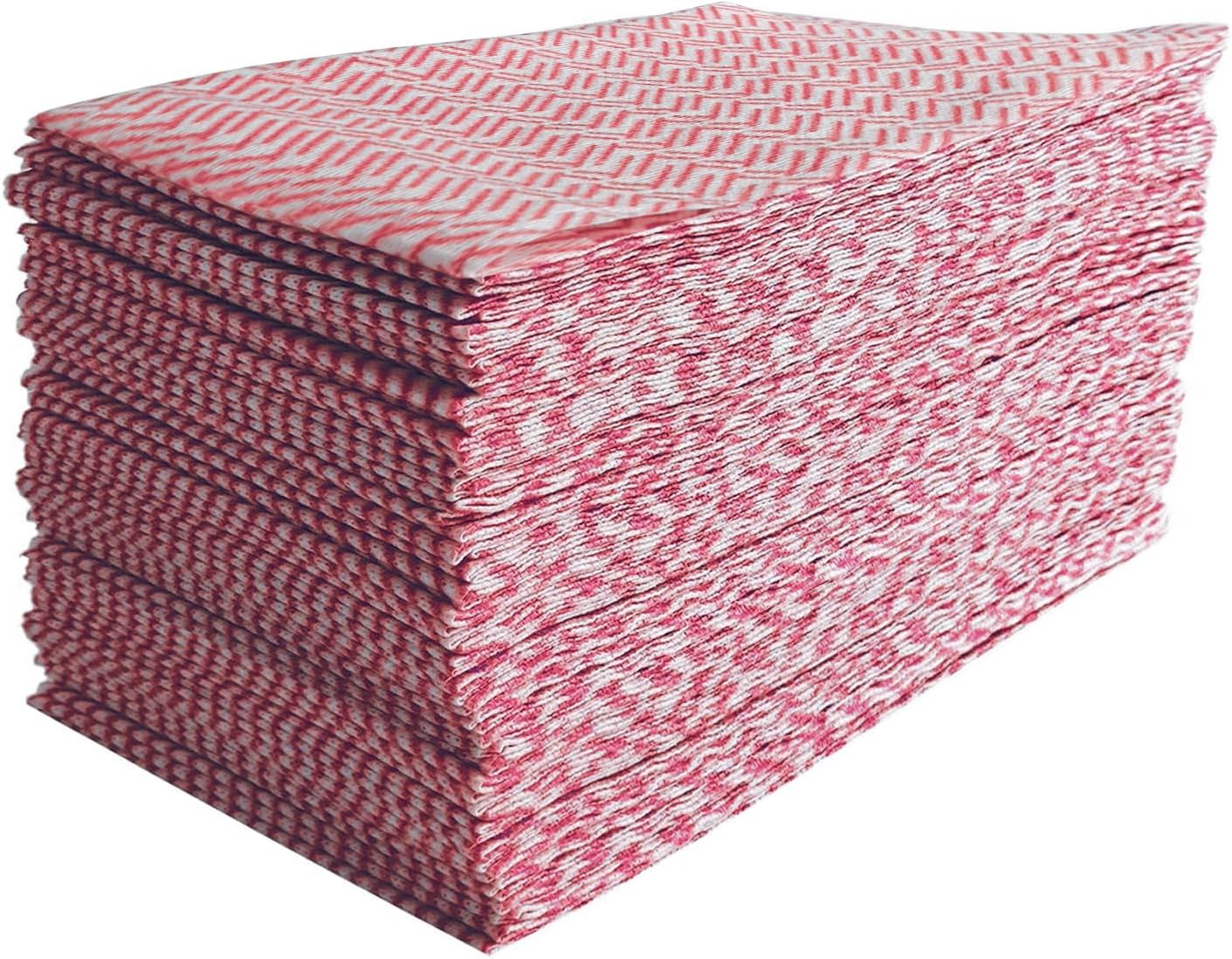 Amazon.com: JINYUDOME Handi Wipes Reusable Cloths, Red Disposable ...