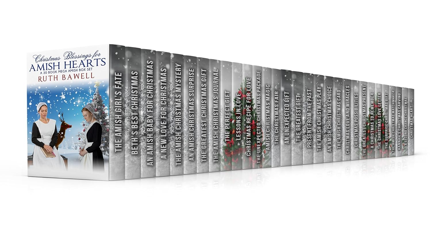 Amazon.com: Christmas Blessings from Amish Hearts: A 30 Book Mega Mail Order Bride Box Set ...