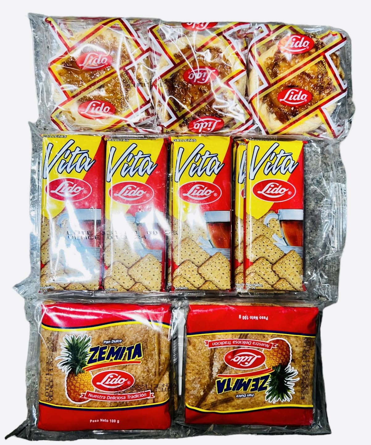 Amazon.com: Surtido LIDO Pichardin, Pan Semita de Piña Delgada, Galleta ...